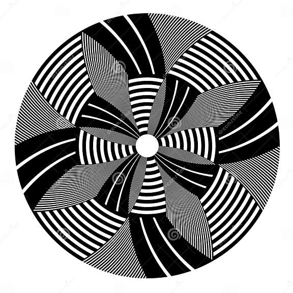 Abstract Rotation Circle Design Element. Stock Vector - Illustration of ...