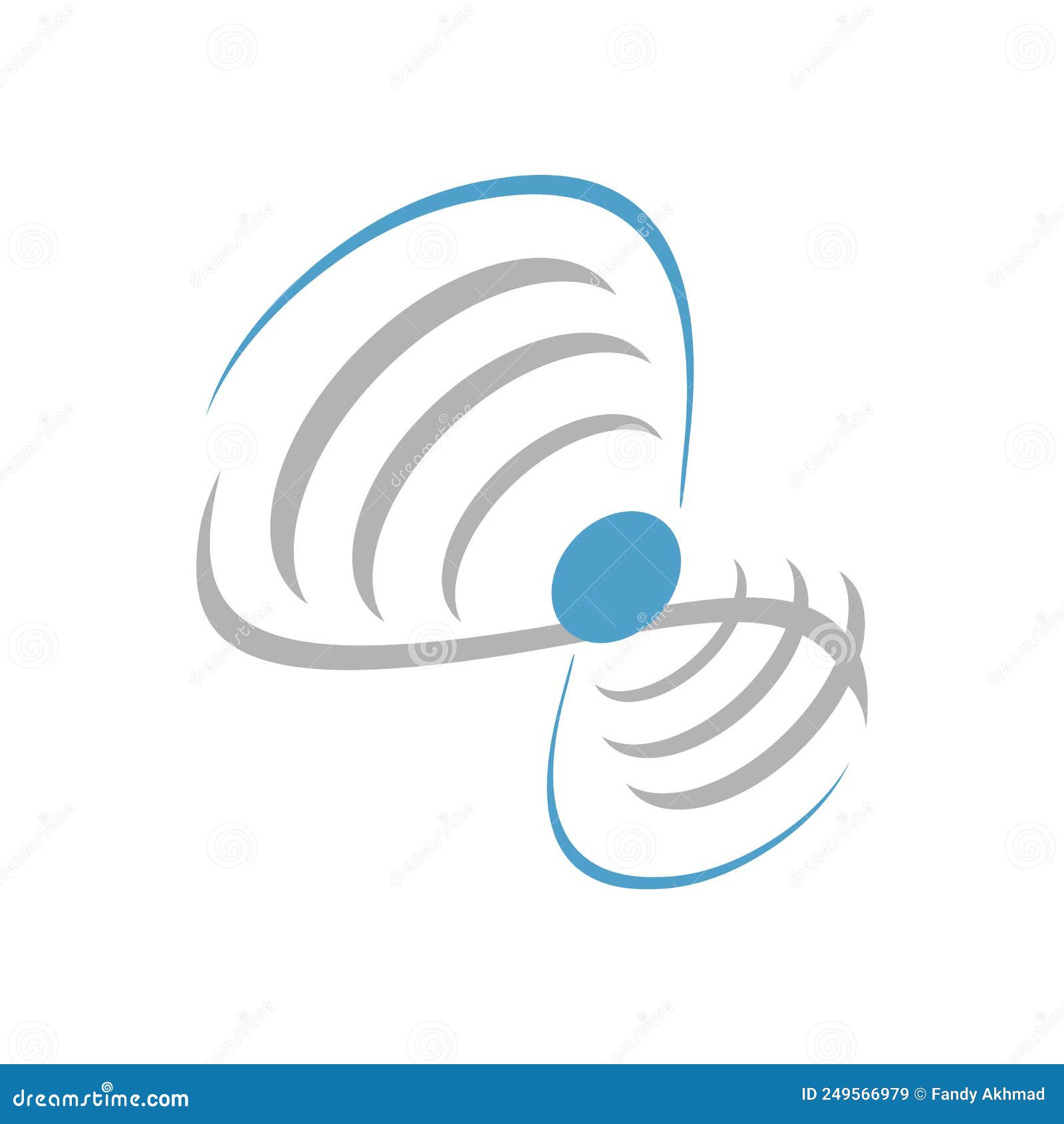 Abstract of Rotation Fan Turbine Logo Design Vector Illustrations Stock ...