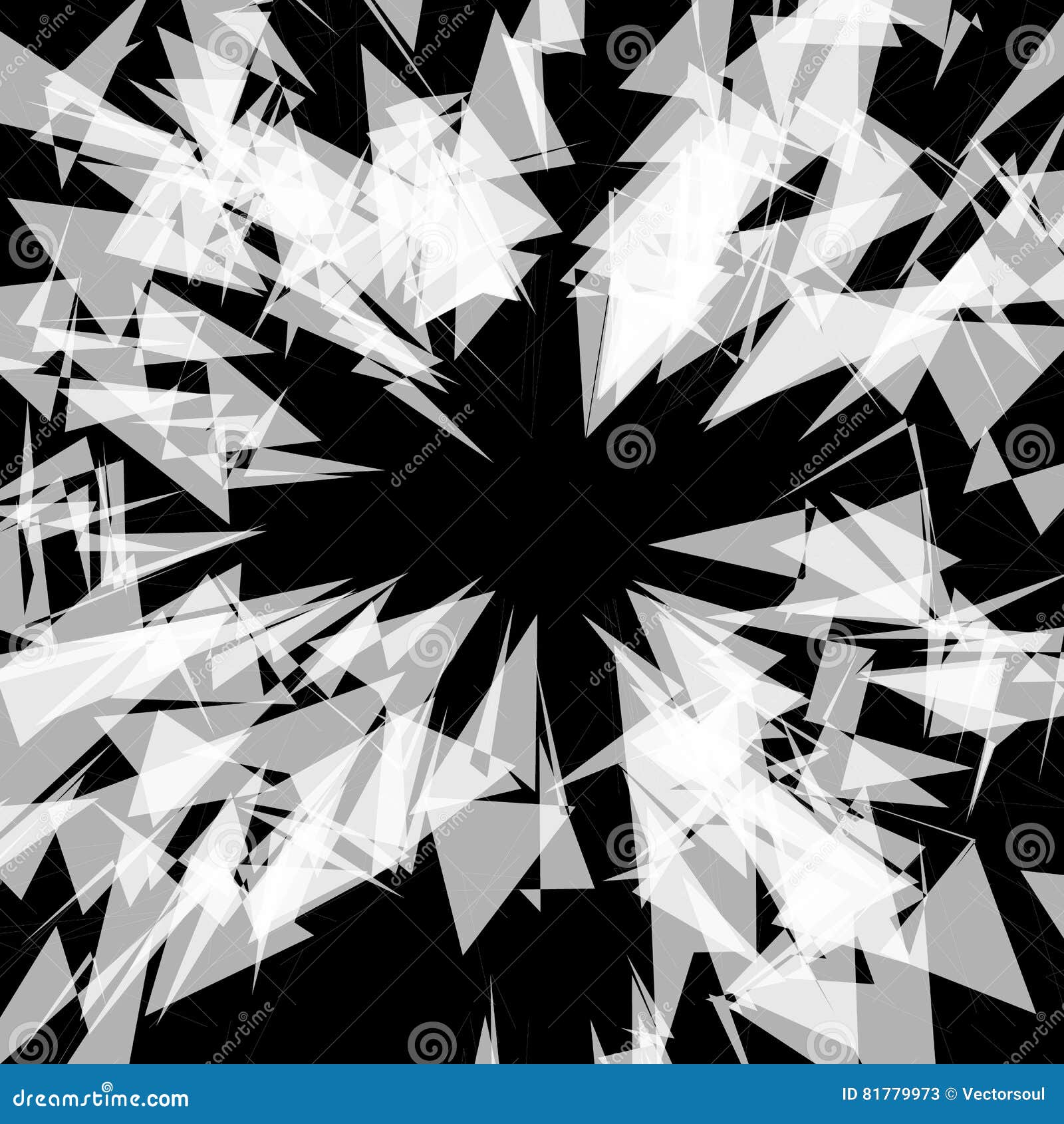 Abstract Rough, Shattered Texture. Edgy, Angular Pattern Stock Vector ...