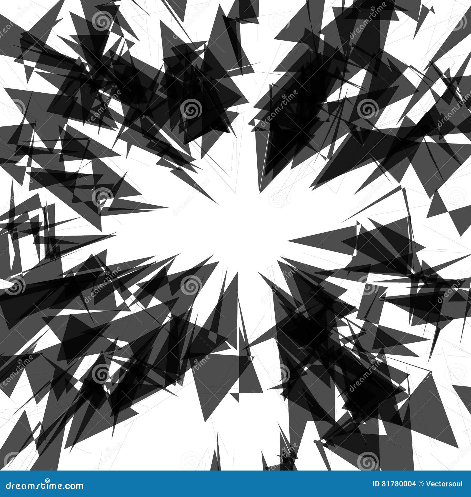 Abstract Rough, Shattered Texture. Edgy, Angular Pattern Stock Vector ...