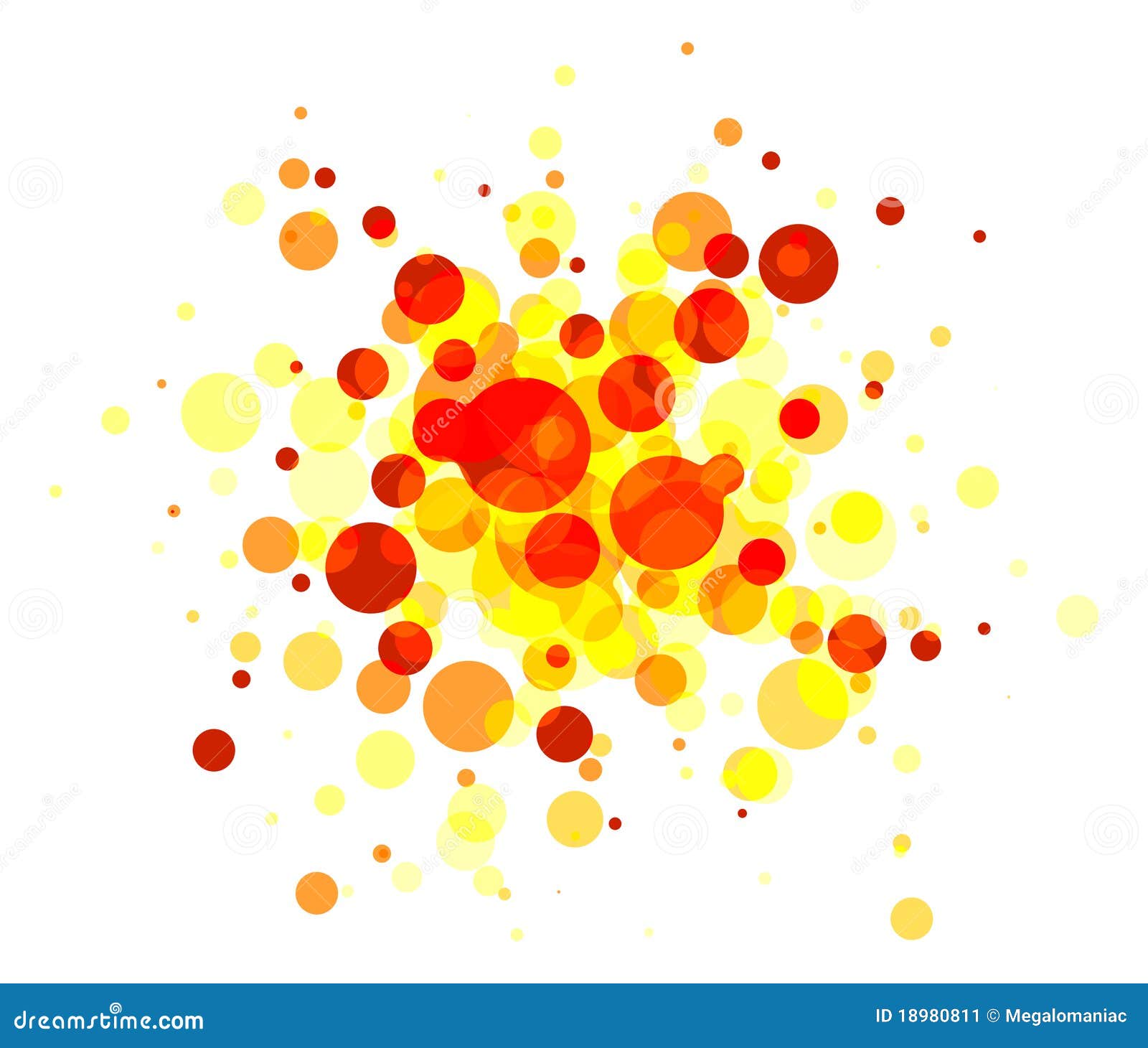 Abstract round background stock illustration. Illustration of colourful ...