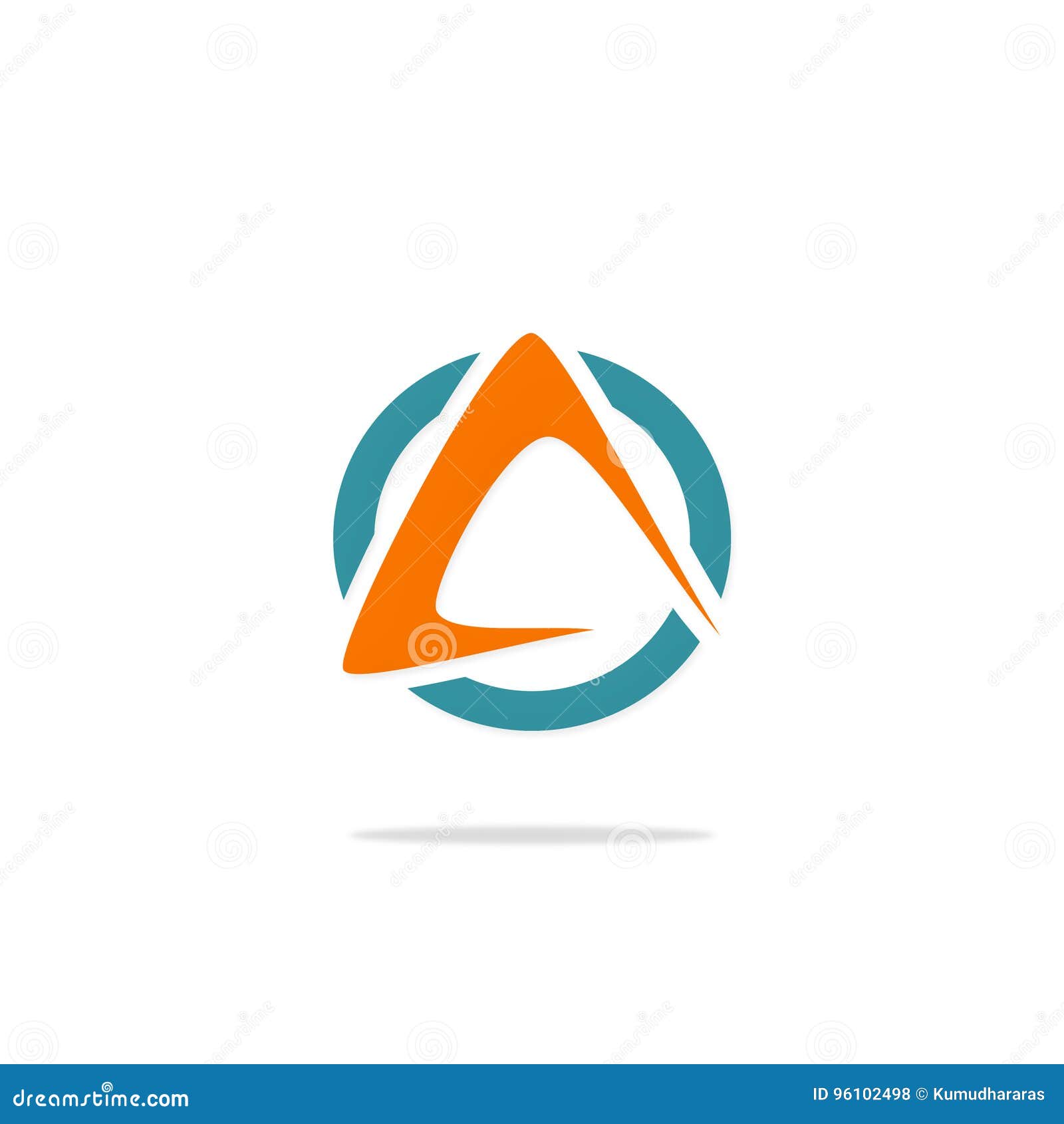 Abstract Round Business Vector Logo Stock Vector - Illustration of ...