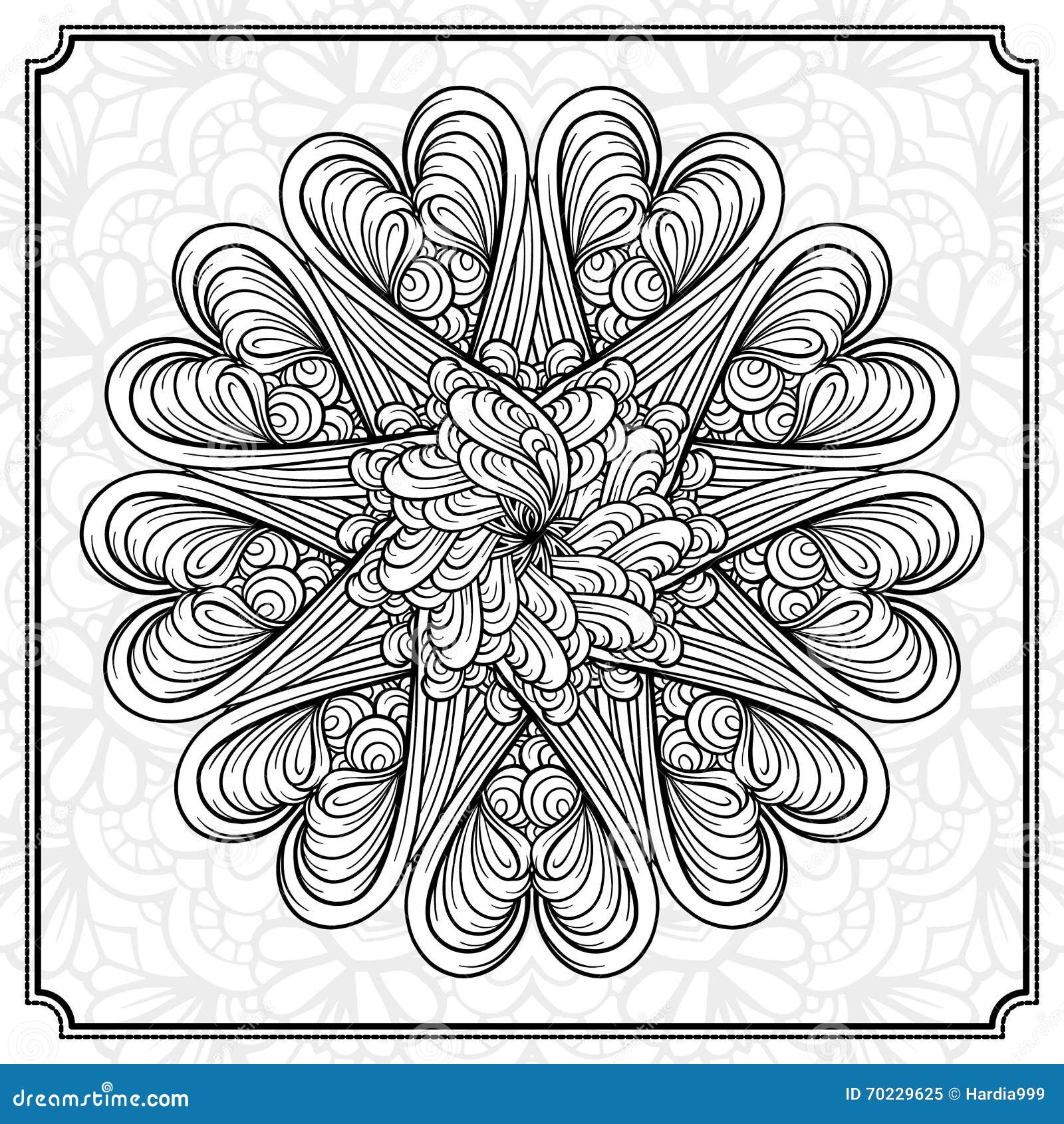 Abstract Round Design Element Stock Vector - Illustration of curve ...