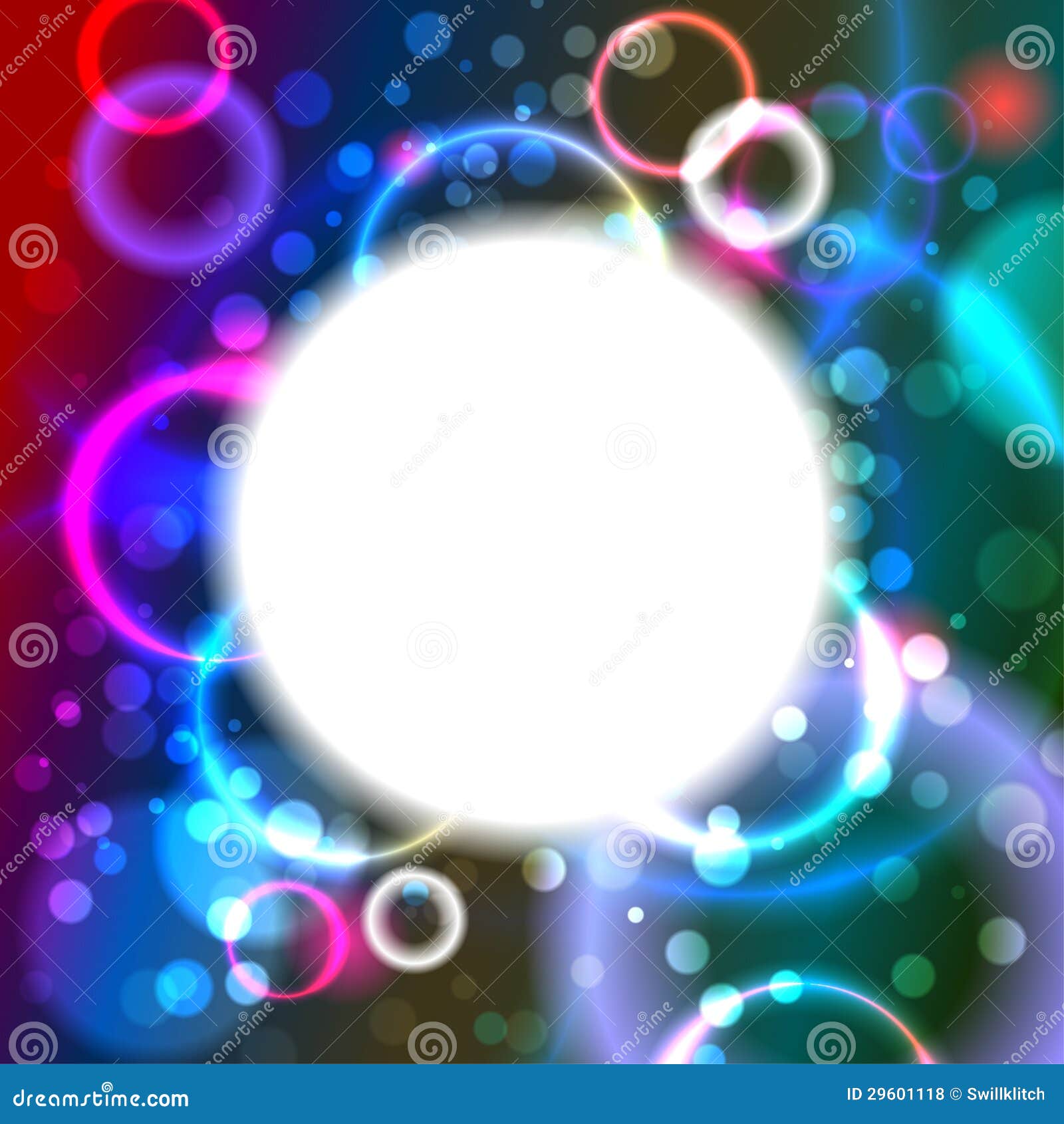 Abstract round frame stock vector. Illustration of creative - 29601118