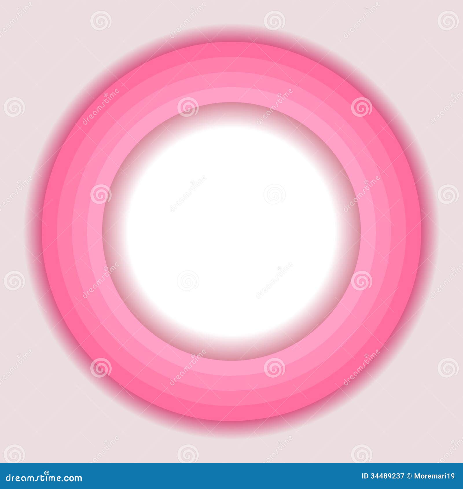 Abstract round frame stock vector. Illustration of composition - 34489237