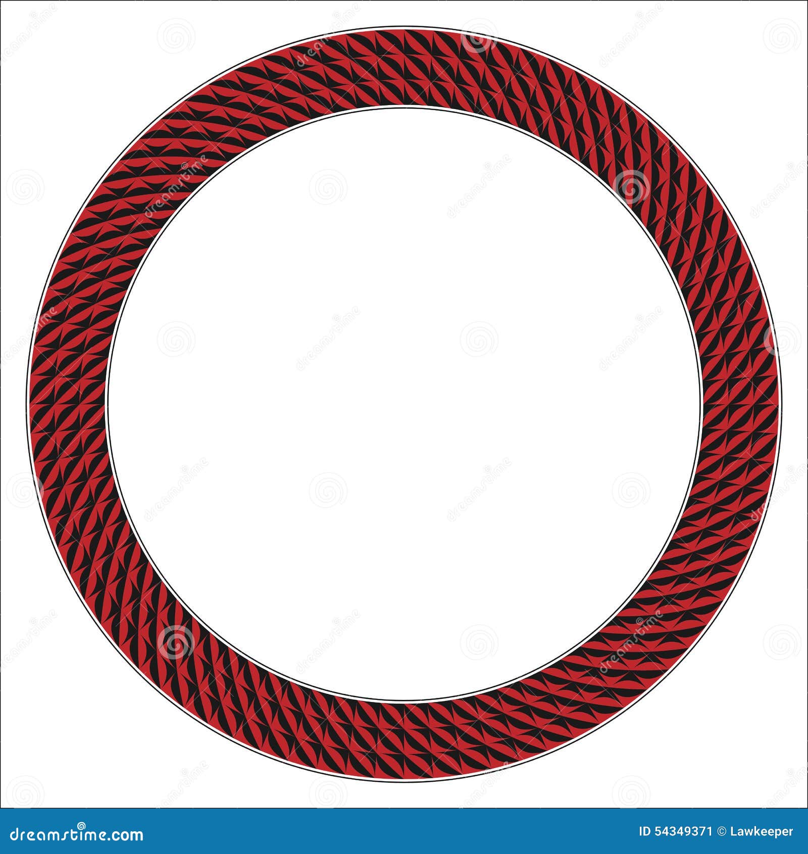 Abstract Round Medieval Geometric Pattern Stock Vector - Illustration ...