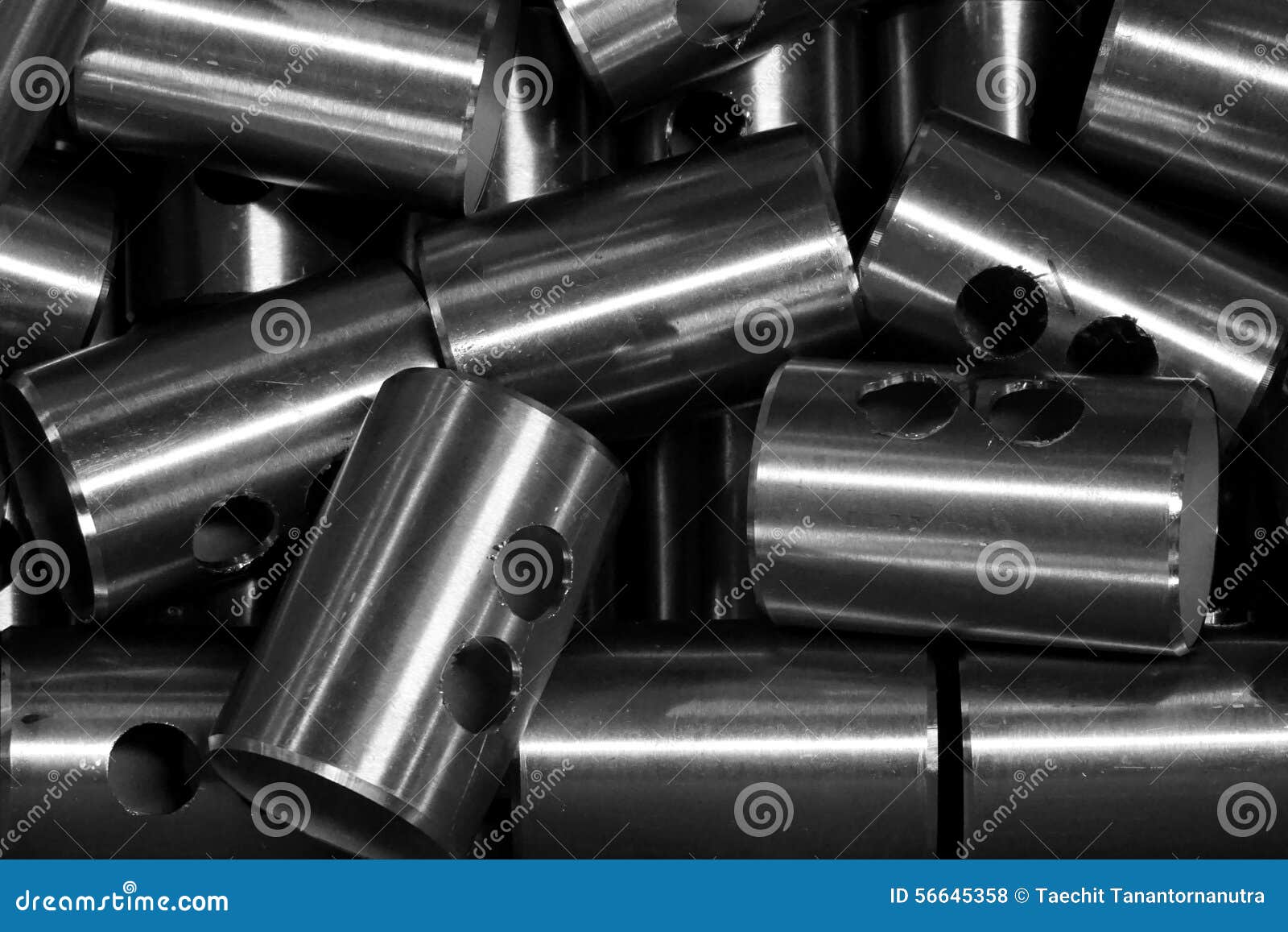 Abstract Round Metal Tube Shape Stock Photo - Image of industrial ...
