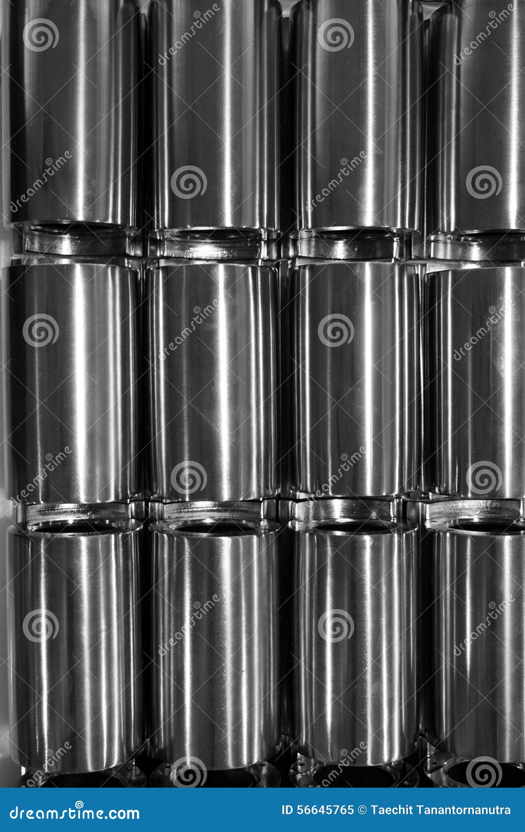 Abstract Round Metal Tube Shape Stock Image - Image of material ...