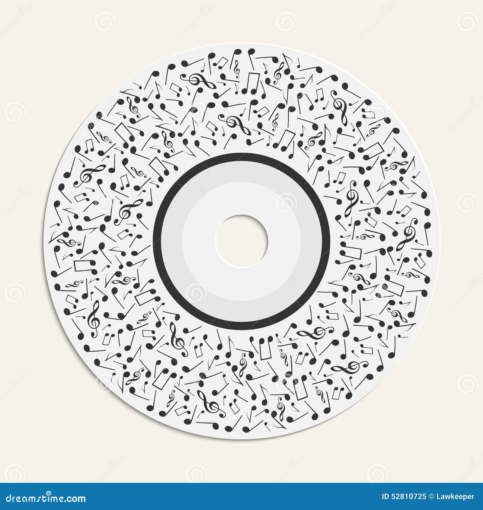 Abstract Round Musical Background Stock Vector - Illustration of ...