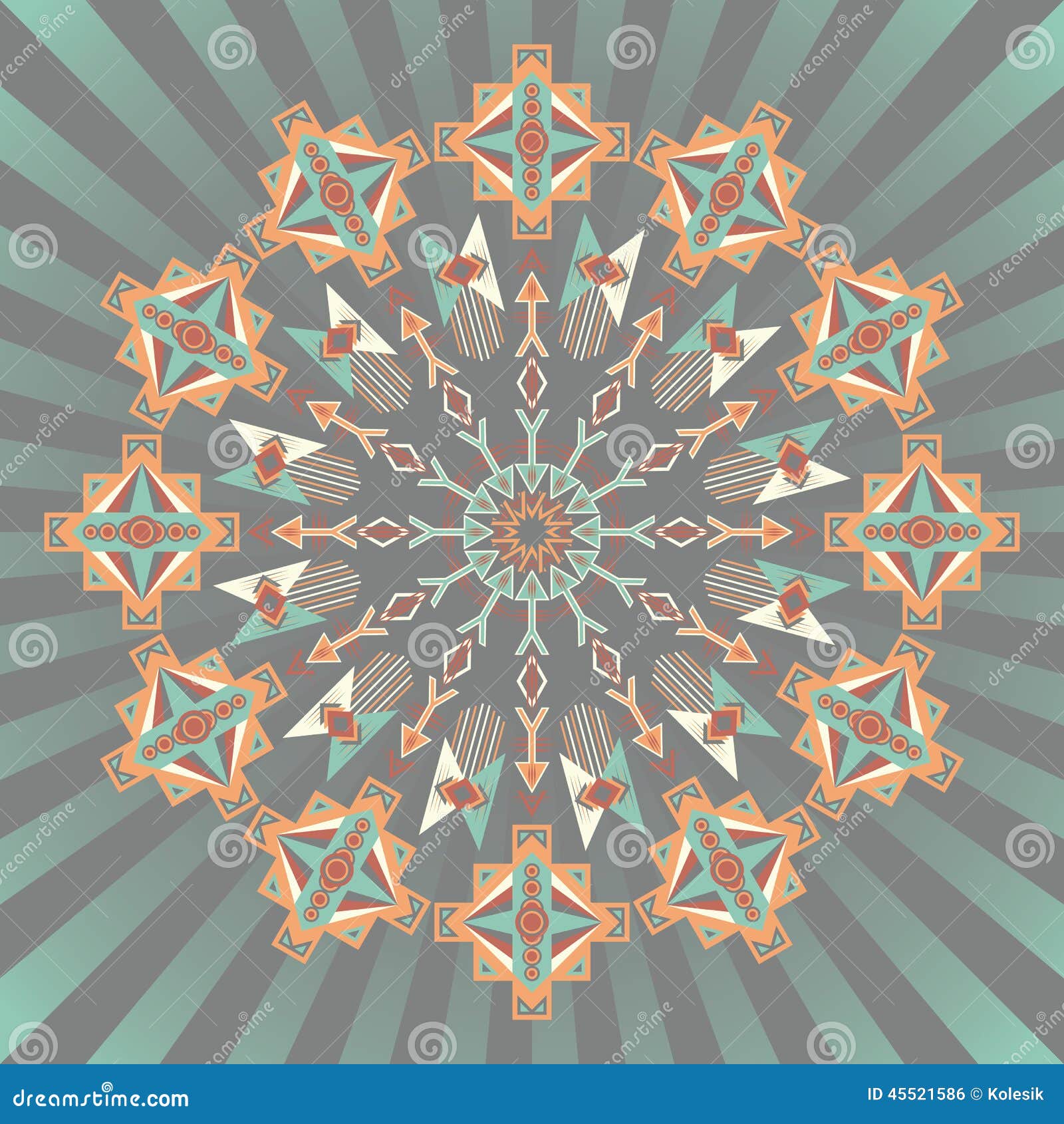 Abstract round pattern stock vector. Illustration of background - 45521586