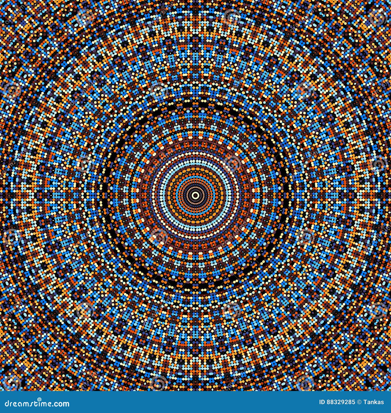 Abstract round pattern stock illustration. Illustration of element ...