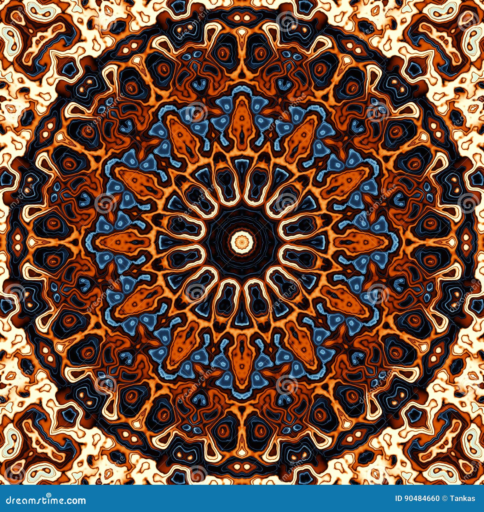 Abstract round pattern stock illustration. Illustration of abstraction ...