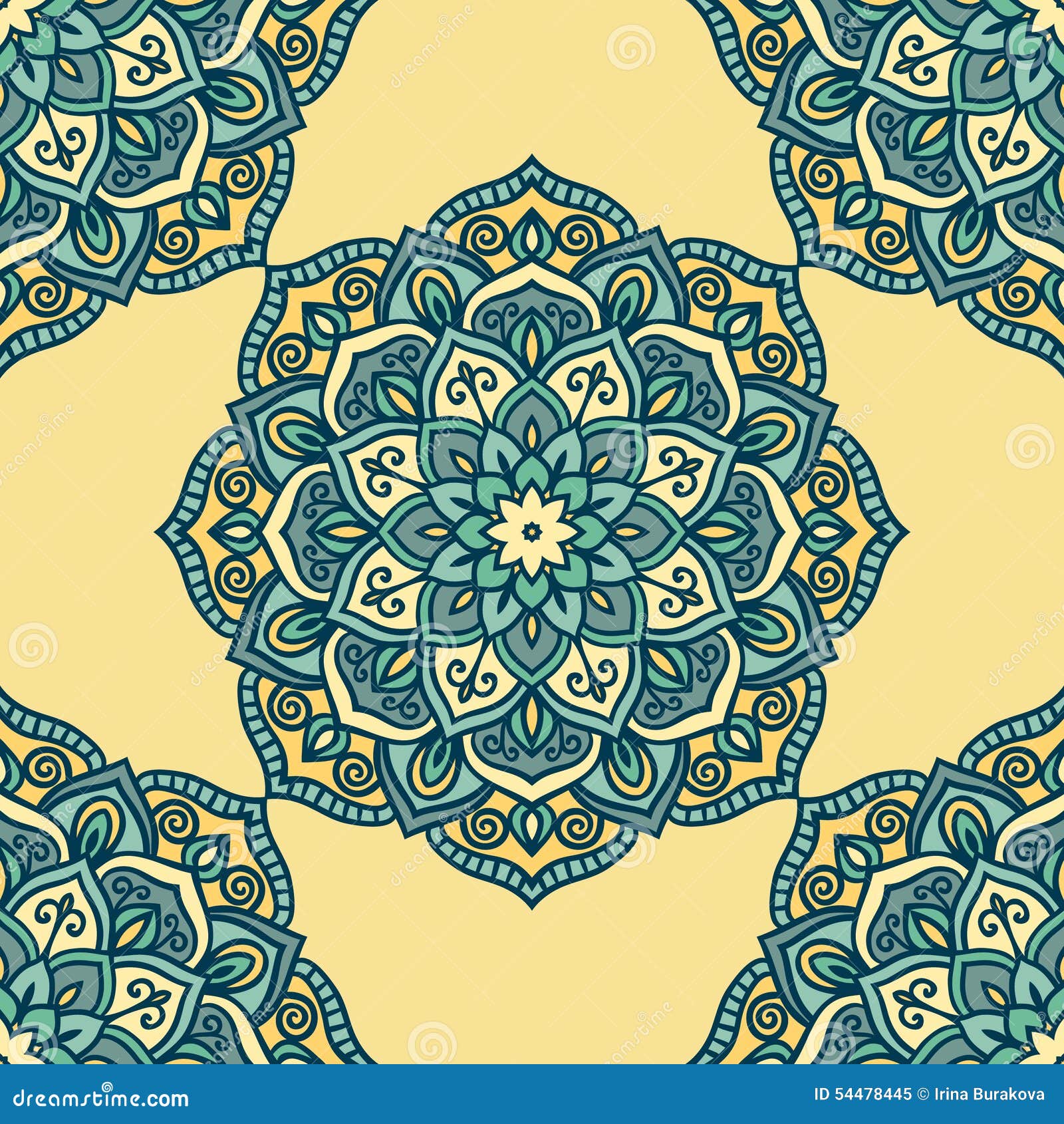 Abstract round pattern stock vector. Illustration of design - 54478445