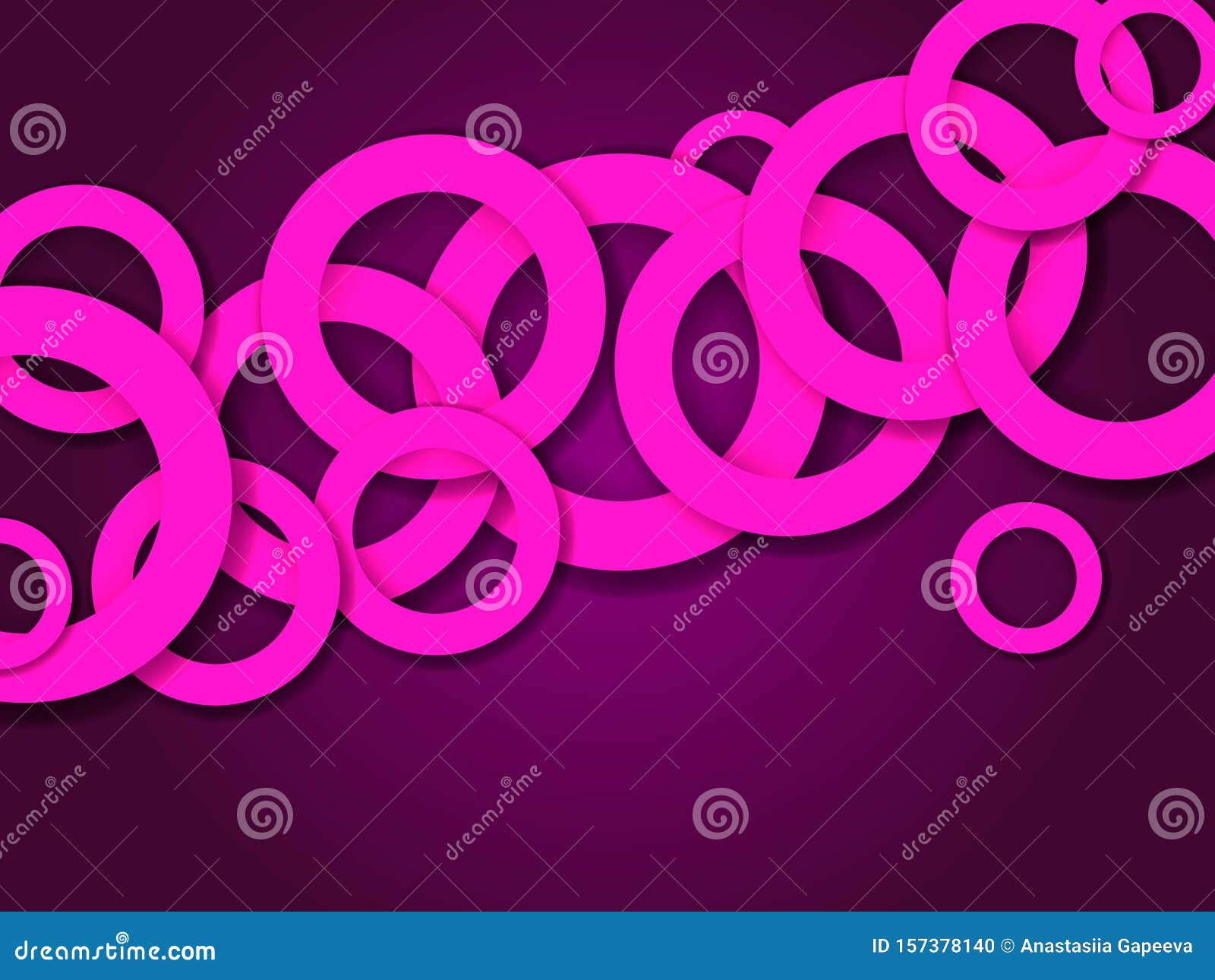 Abstract Round Pink Background. Vector Illustration for Poster Stock ...