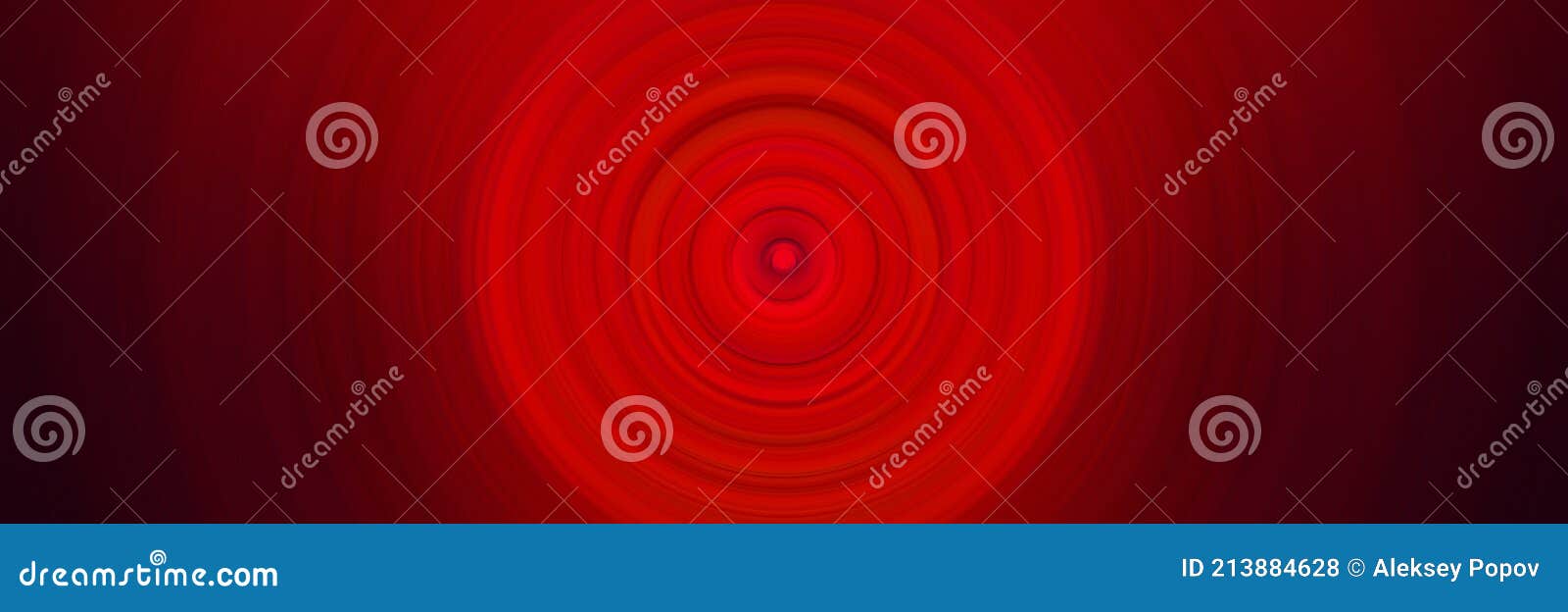 Abstract Round Red Background. Circles from the Center Point. Image of ...