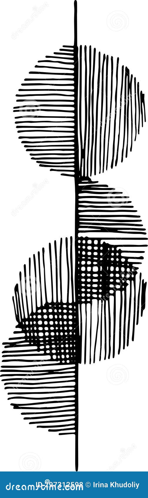 Abstract Round Shape Design Elements Stock Illustration - Illustration ...