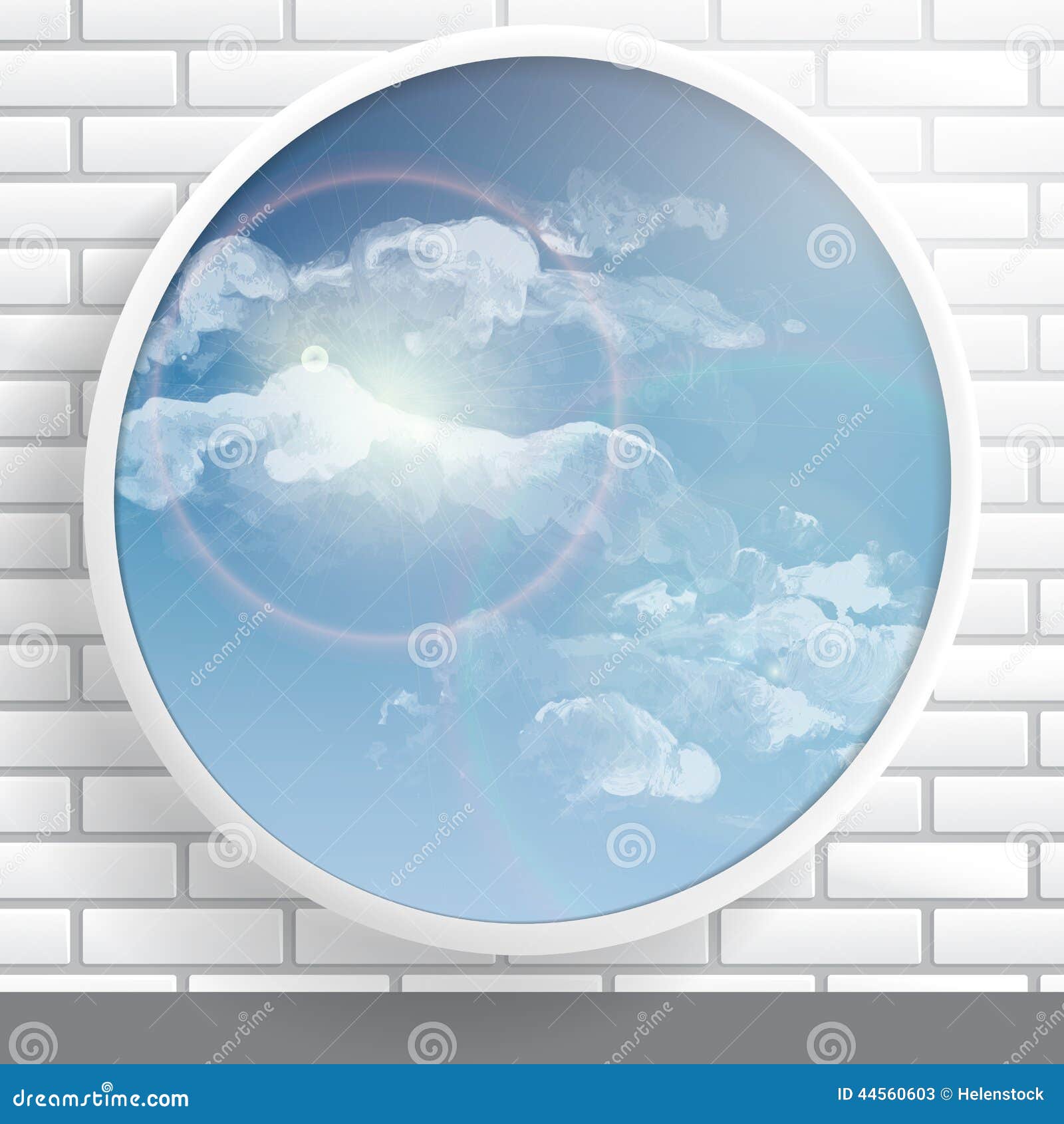 Abstract Round Shape with Frame Stock Vector - Illustration of abstract ...