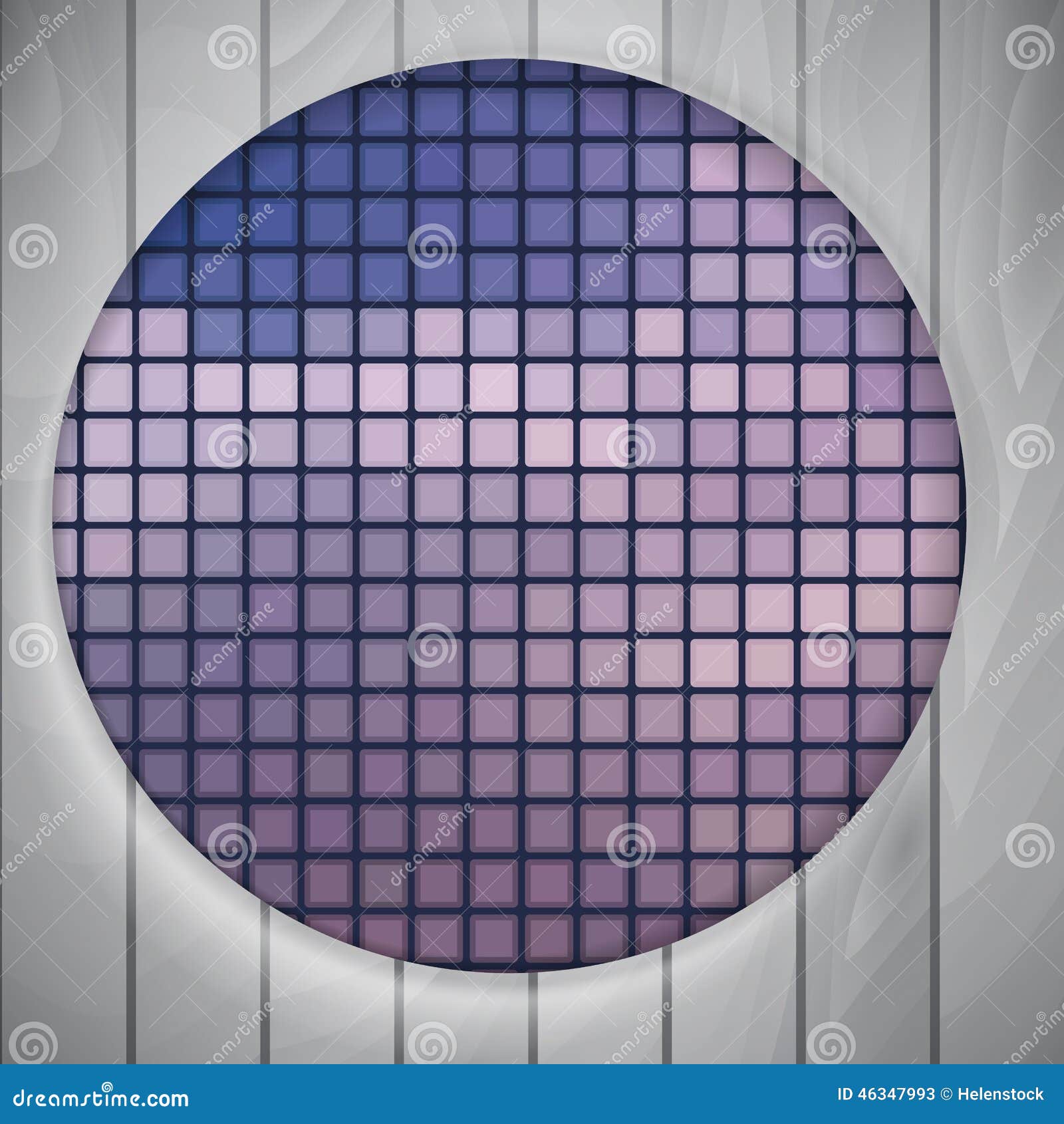 Abstract Round Shape with Frame Stock Vector - Illustration of border ...