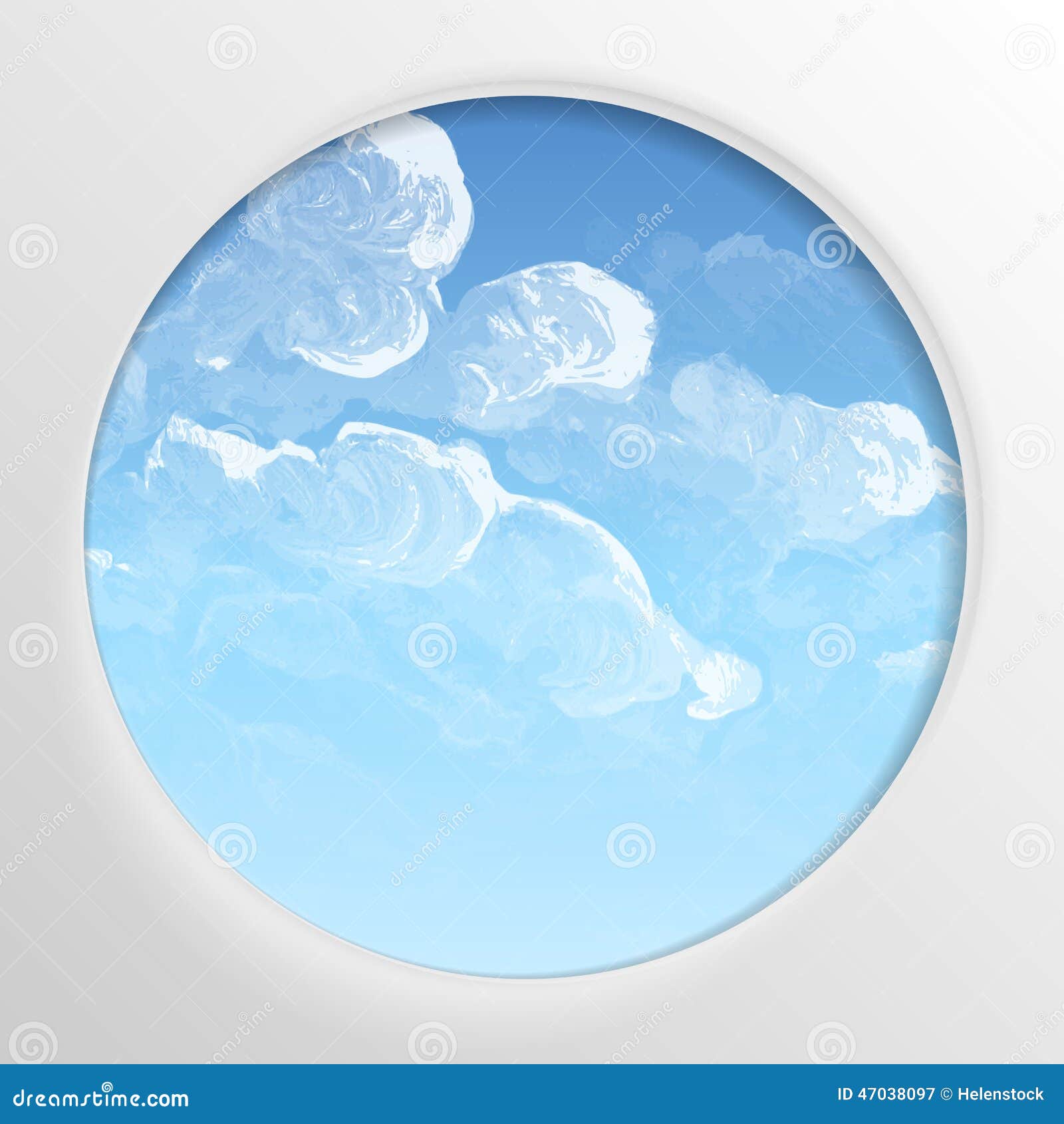 Abstract Round Shape with Frame Stock Vector - Illustration of element ...