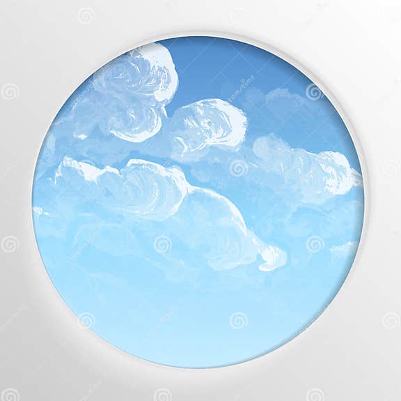 Abstract Round Shape with Frame Stock Vector - Illustration of element ...