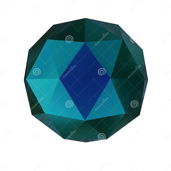 Abstract Round Shape. Isolated on White Background Stock Illustration ...