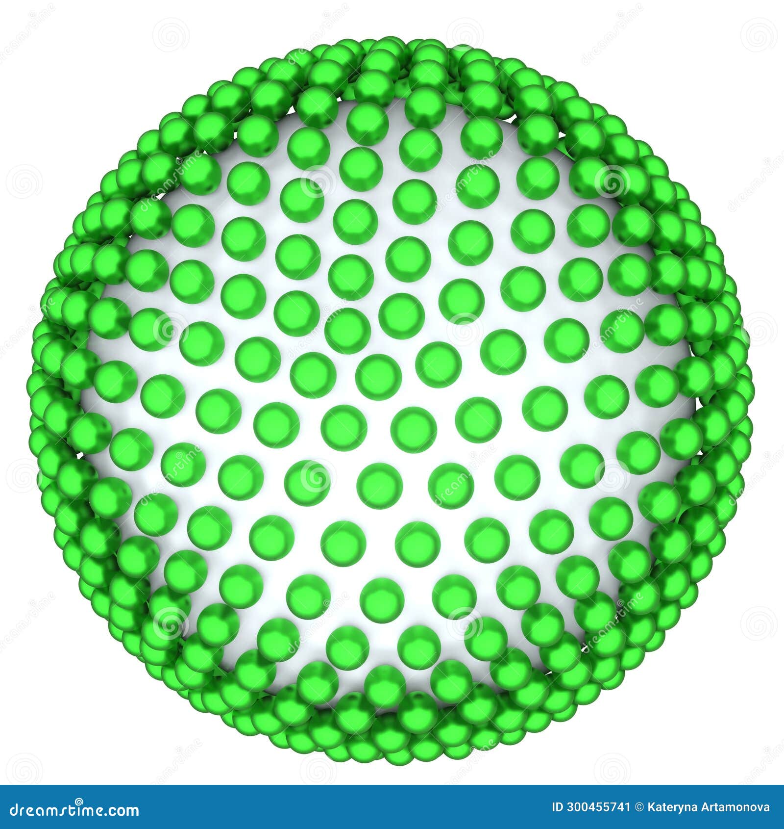 Abstract Round Shape. Isolated on a White Background Stock Illustration ...