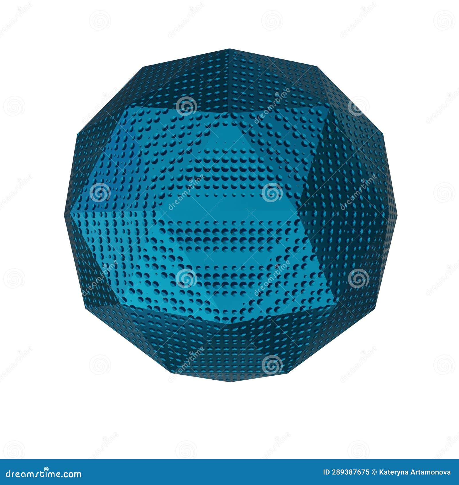 Abstract Round Shape. Isolated on White Background Stock Illustration ...