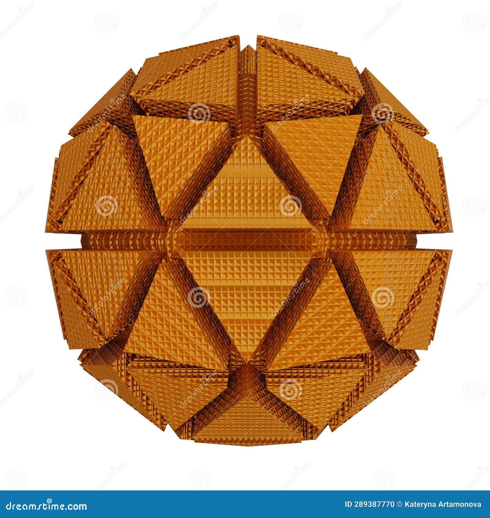 Abstract Round Shape. Isolated on White Background Stock Illustration ...