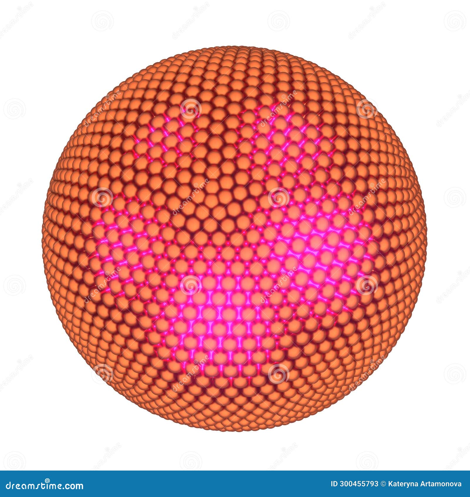 Abstract Round Shape. Isolated on a White Background Stock Illustration ...