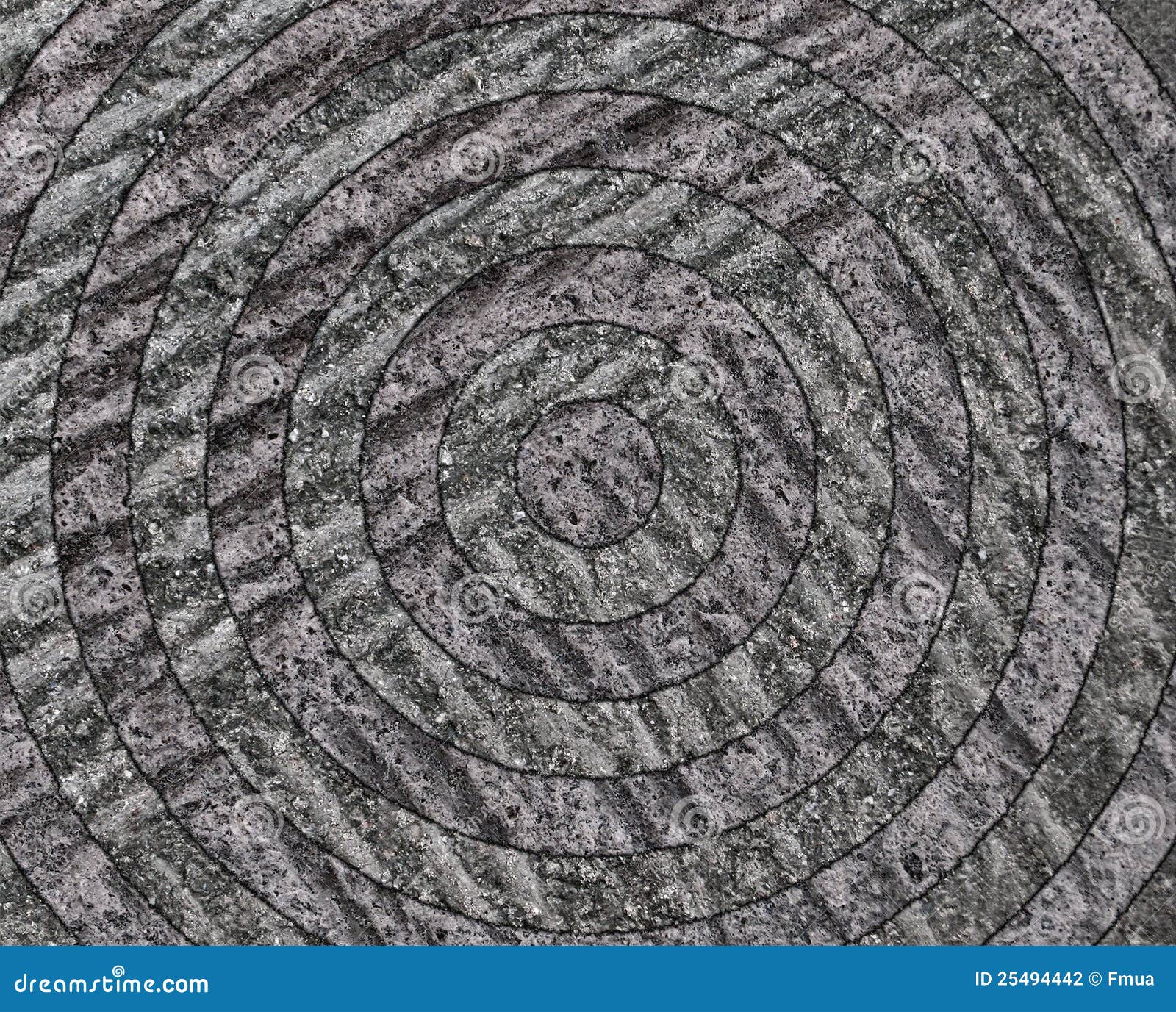 Abstract Round Target on Stone, Texture Diversity, Stock Photo - Image ...