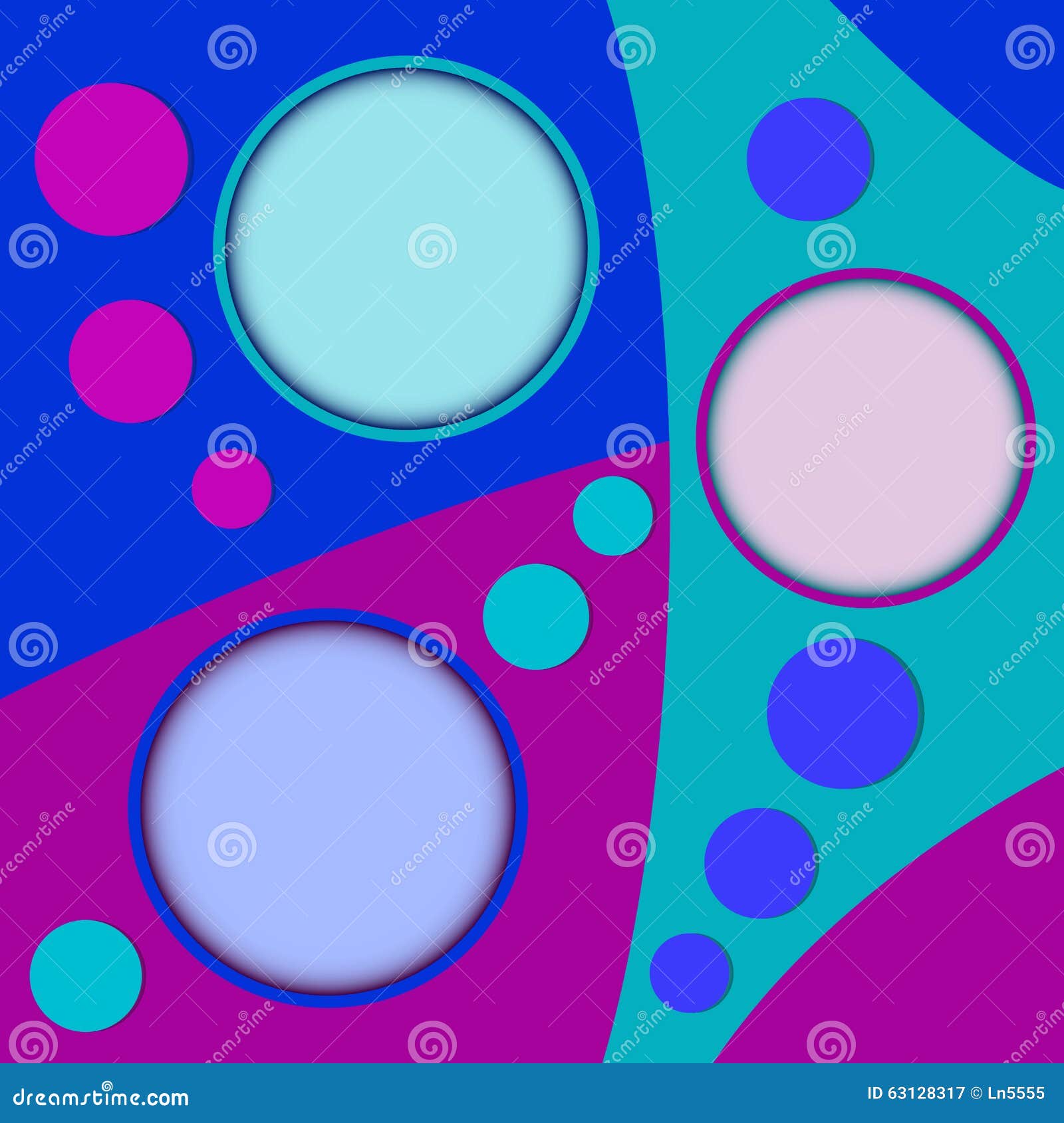 Abstract round text boxes stock vector. Illustration of container ...