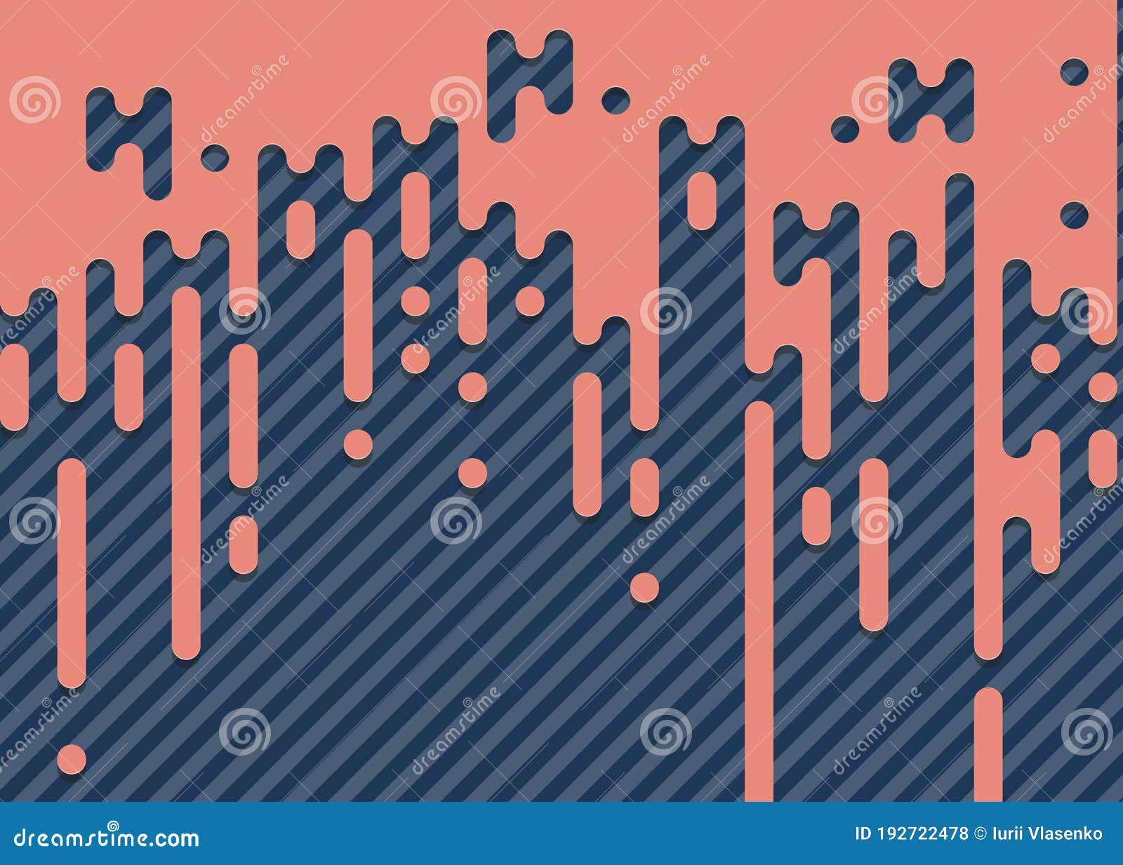 Abstract Rounded Color Lines Halftone Transition Background ...