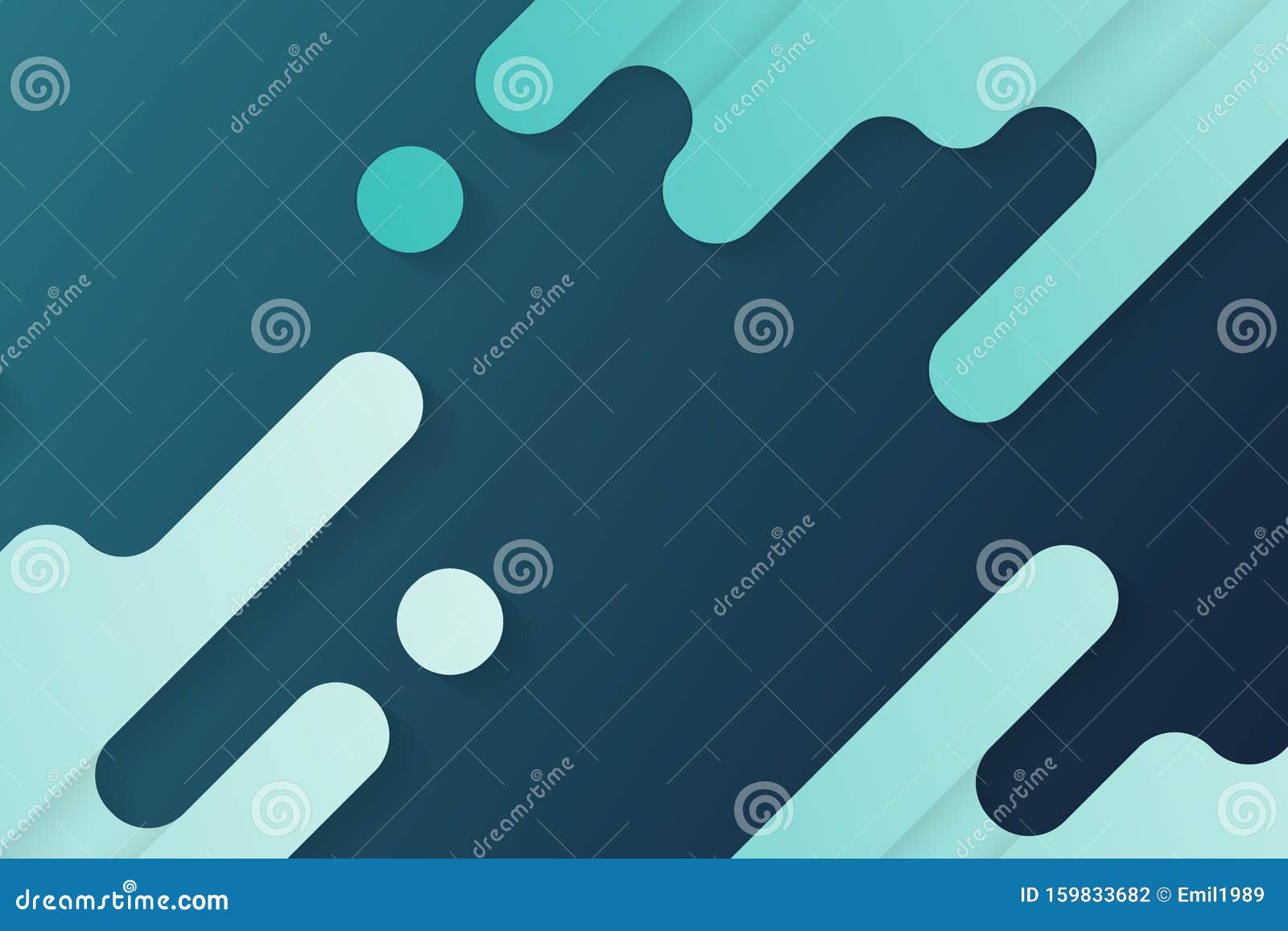 Abstract Rounded Line Shapes Gradient Background Stock Illustration ...