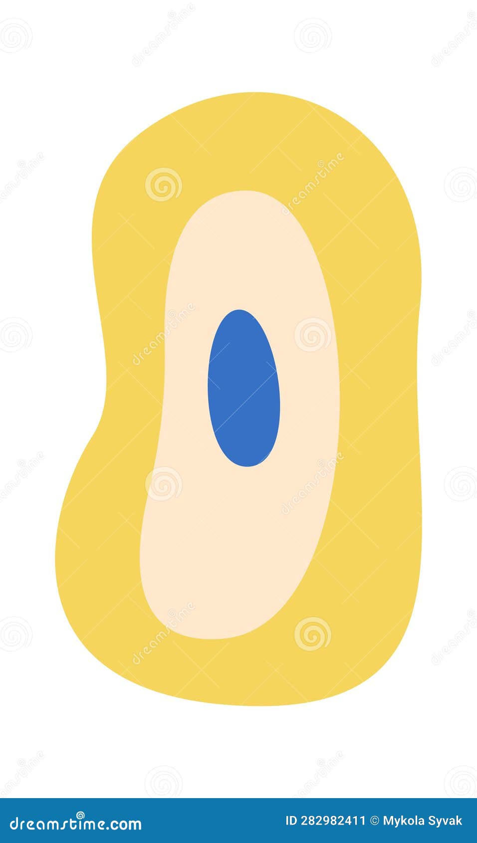 Abstract Rounded Shape stock vector. Illustration of poster - 282982411