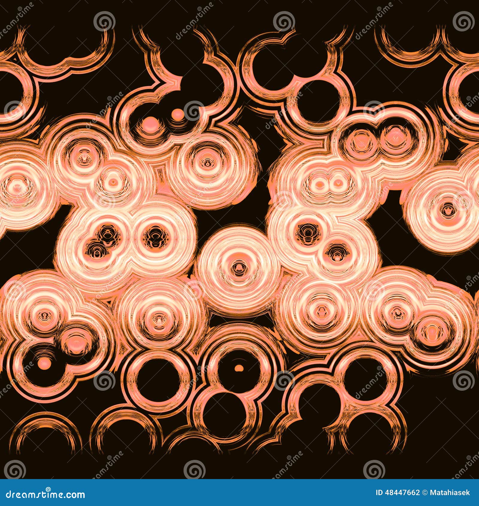 Abstract Rounded Texture in Orange Spectrum Stock Photo - Image of ...