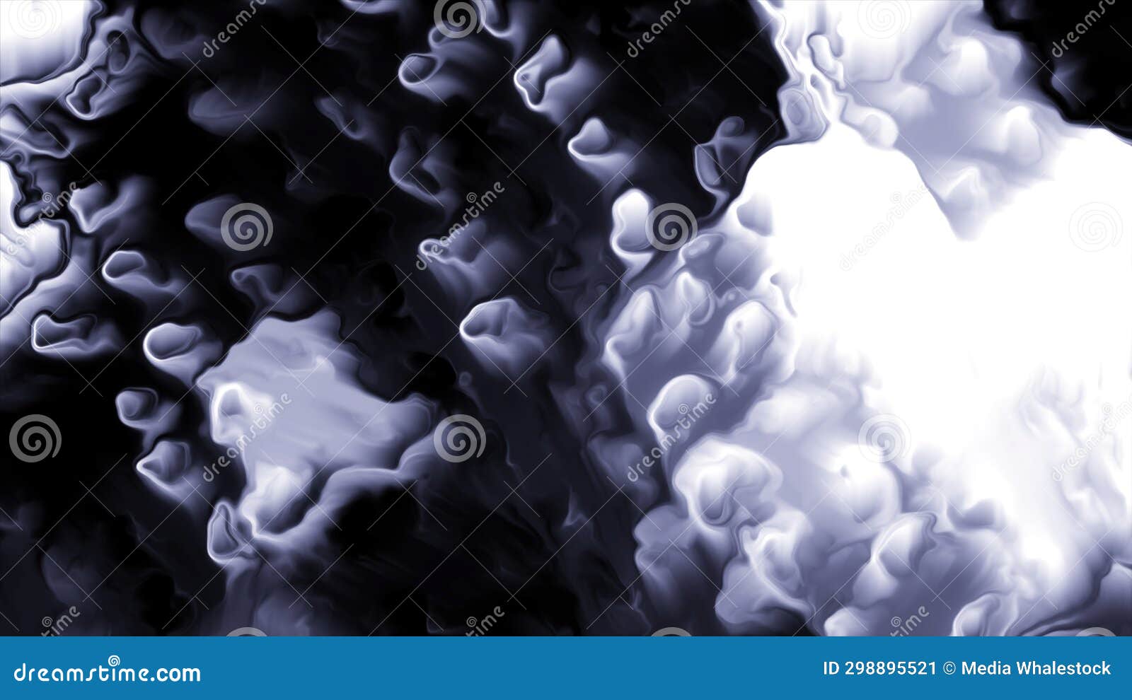 Abstract Rows of Moving Liquid Paint Strokes. Motion. Rotating Surface ...