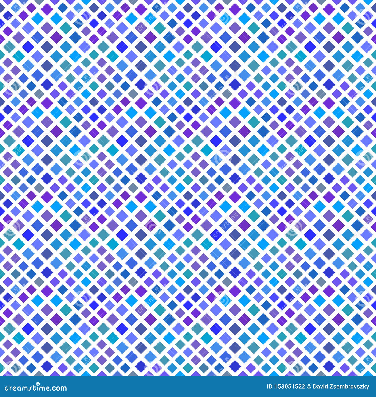 Abstract Royal Blue Square Pattern Background Design Stock Vector ...
