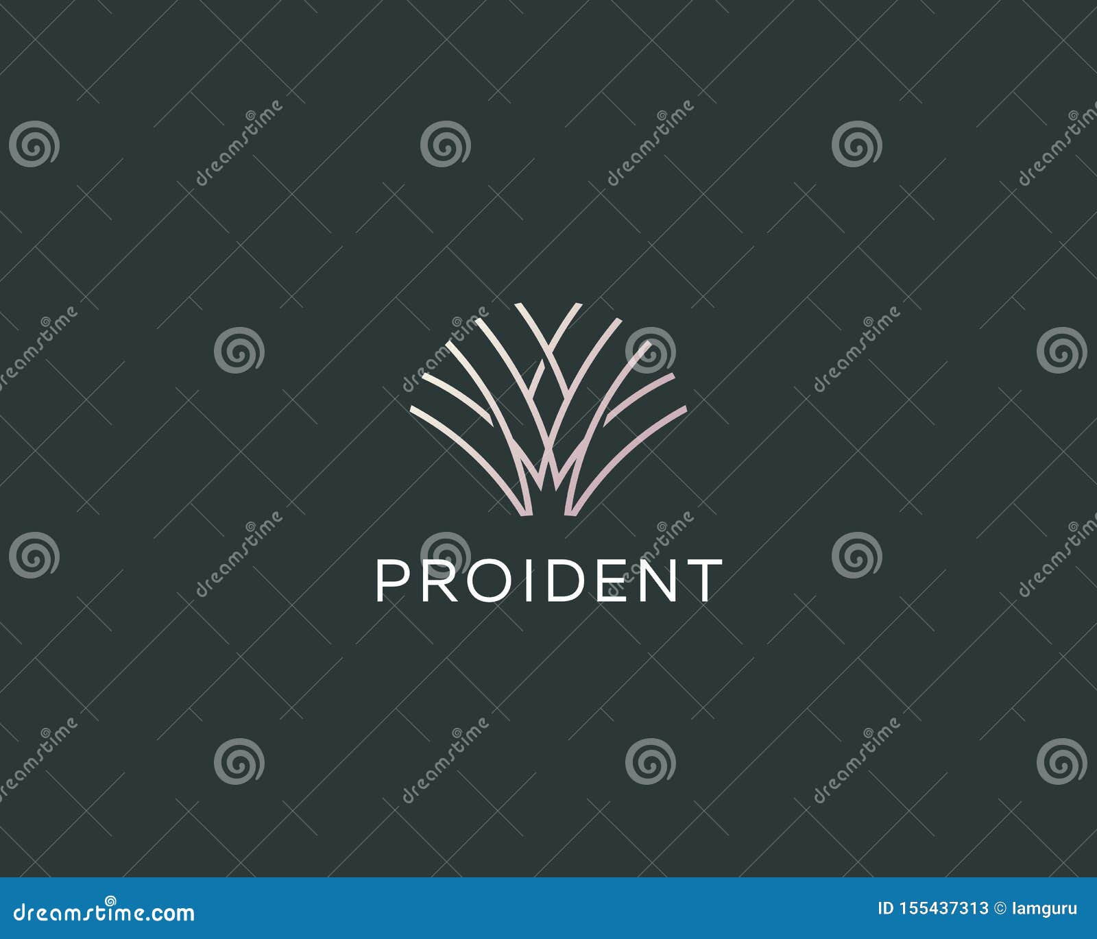 Abstract Royal Tree Vector Logo Icon. Park Nature Crown Logotype. Stock ...