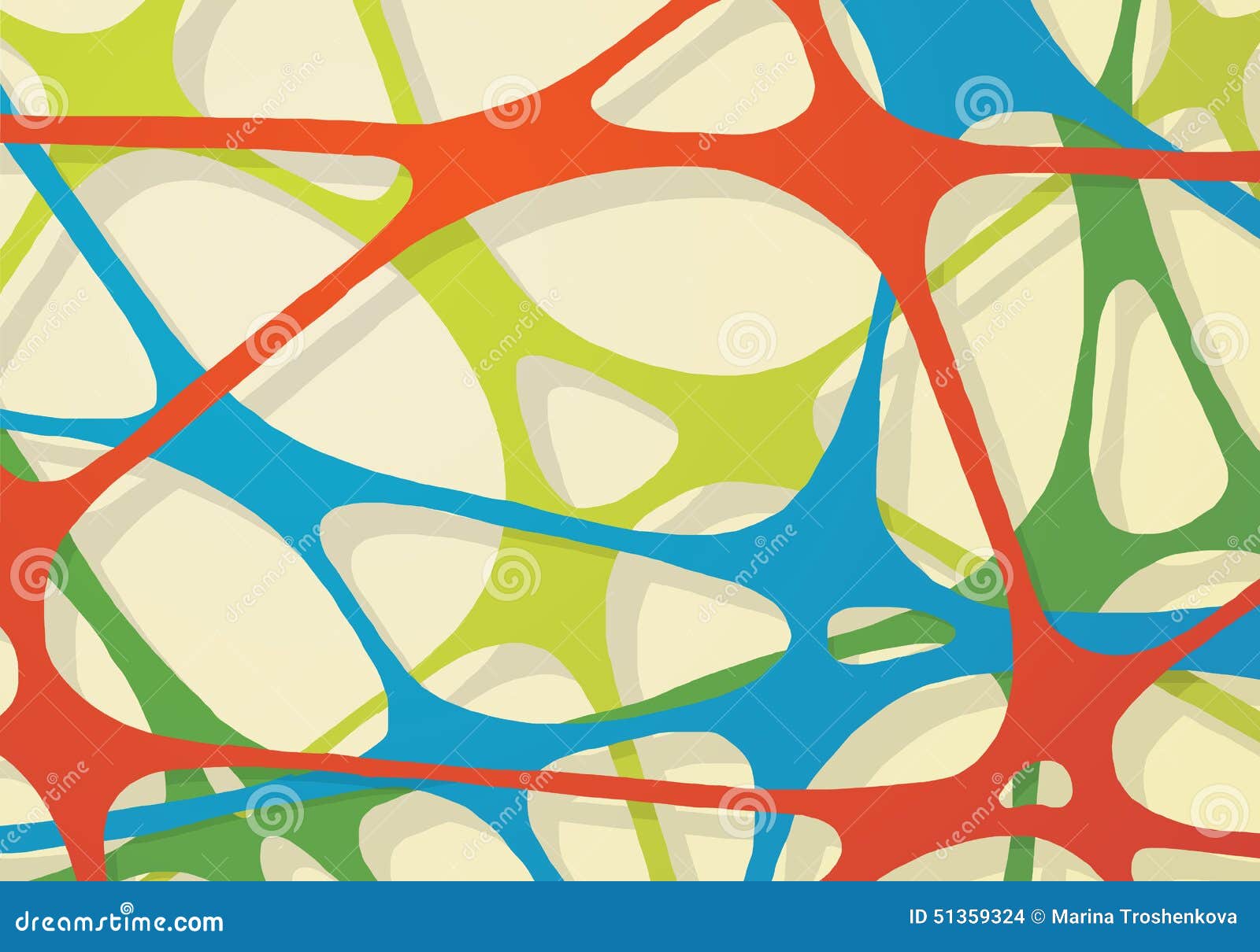 Abstract Rubber Band of Network Stock Vector - Illustration of paper ...