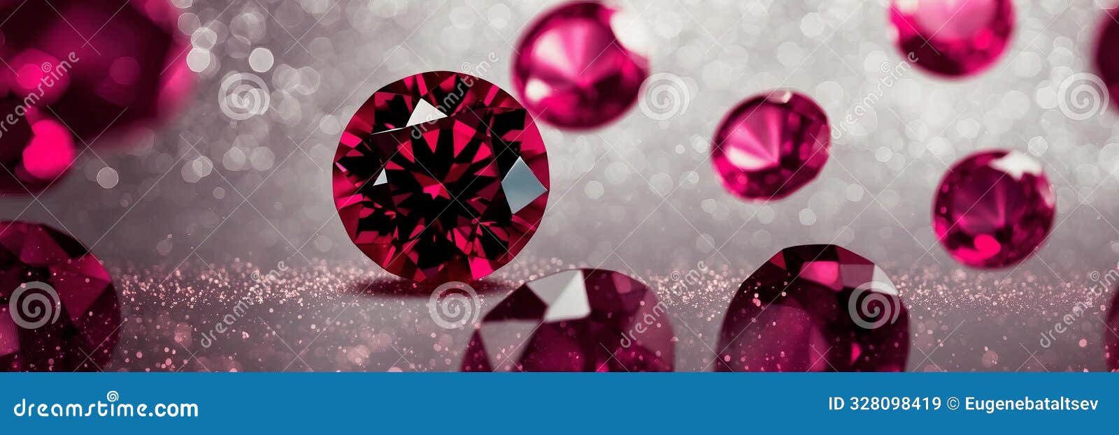 Abstract Ruby Red Bubbles Fluffy Effects Painting Style Mixture Effects ...