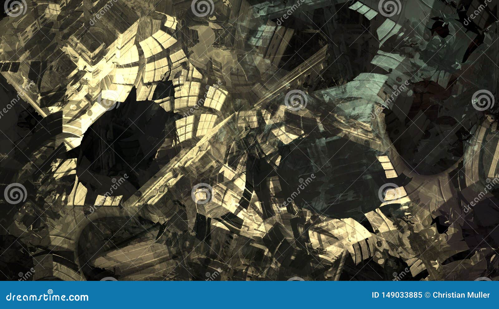 Abstract Ruins Architecture Paining Texture Material Surface Digital ...