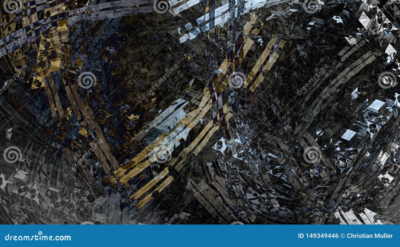Abstract Ruins Architecture Painting Texture Material Surface Digital ...