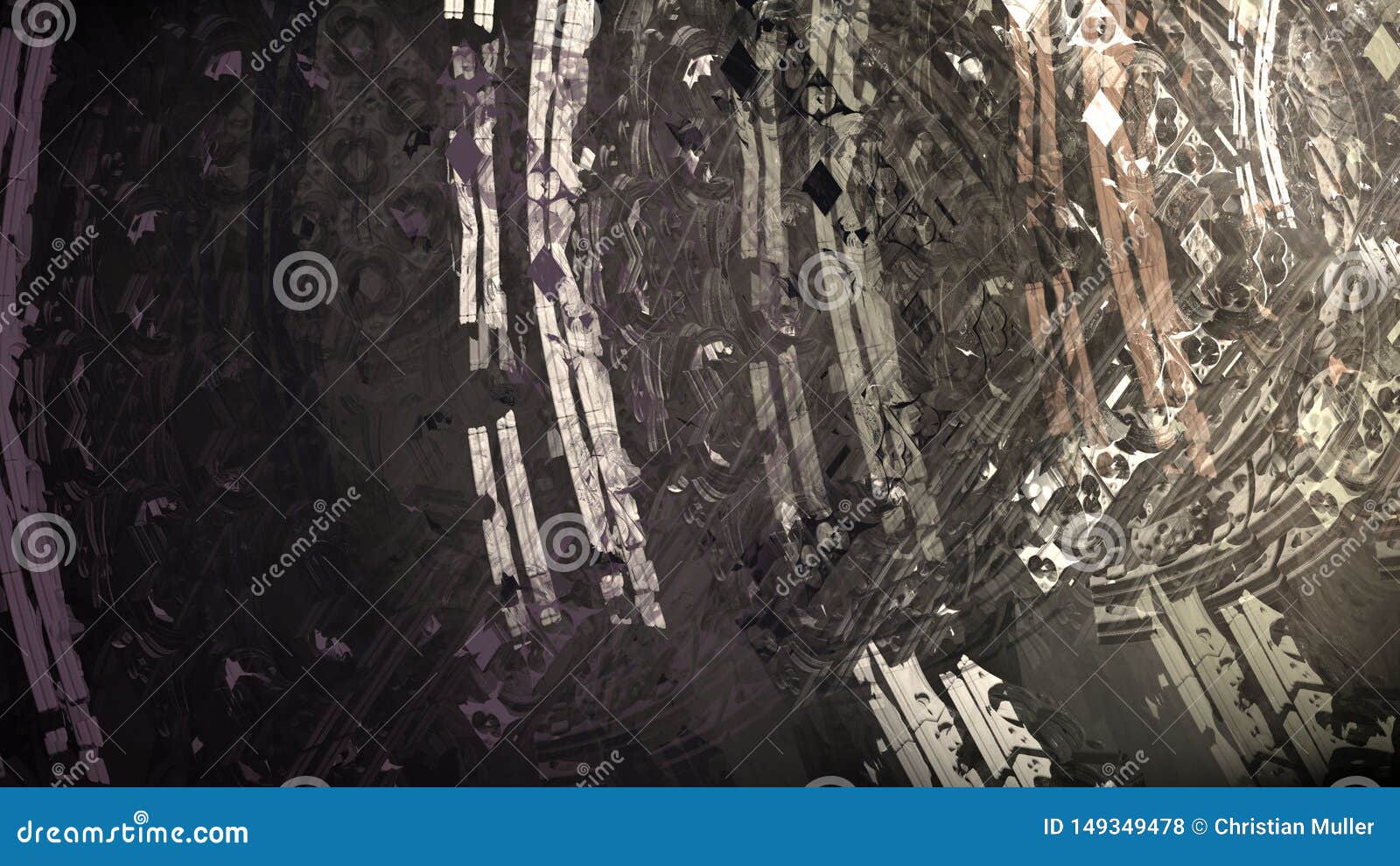 Abstract Ruins Architecture Painting Texture Material Surface Digital ...