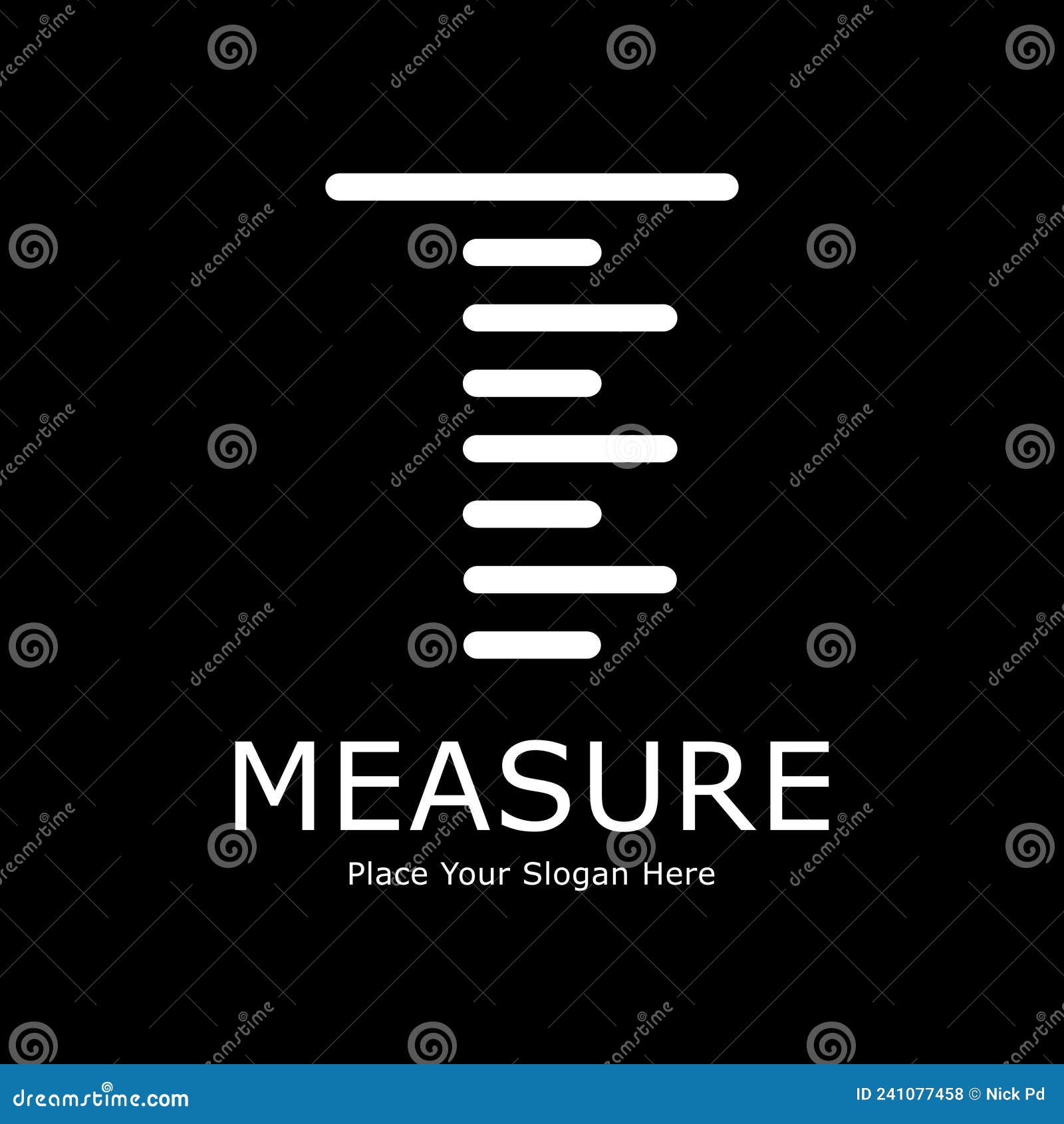 Abstract Ruler Letter T Vector Logo Template for Education Stock Vector ...