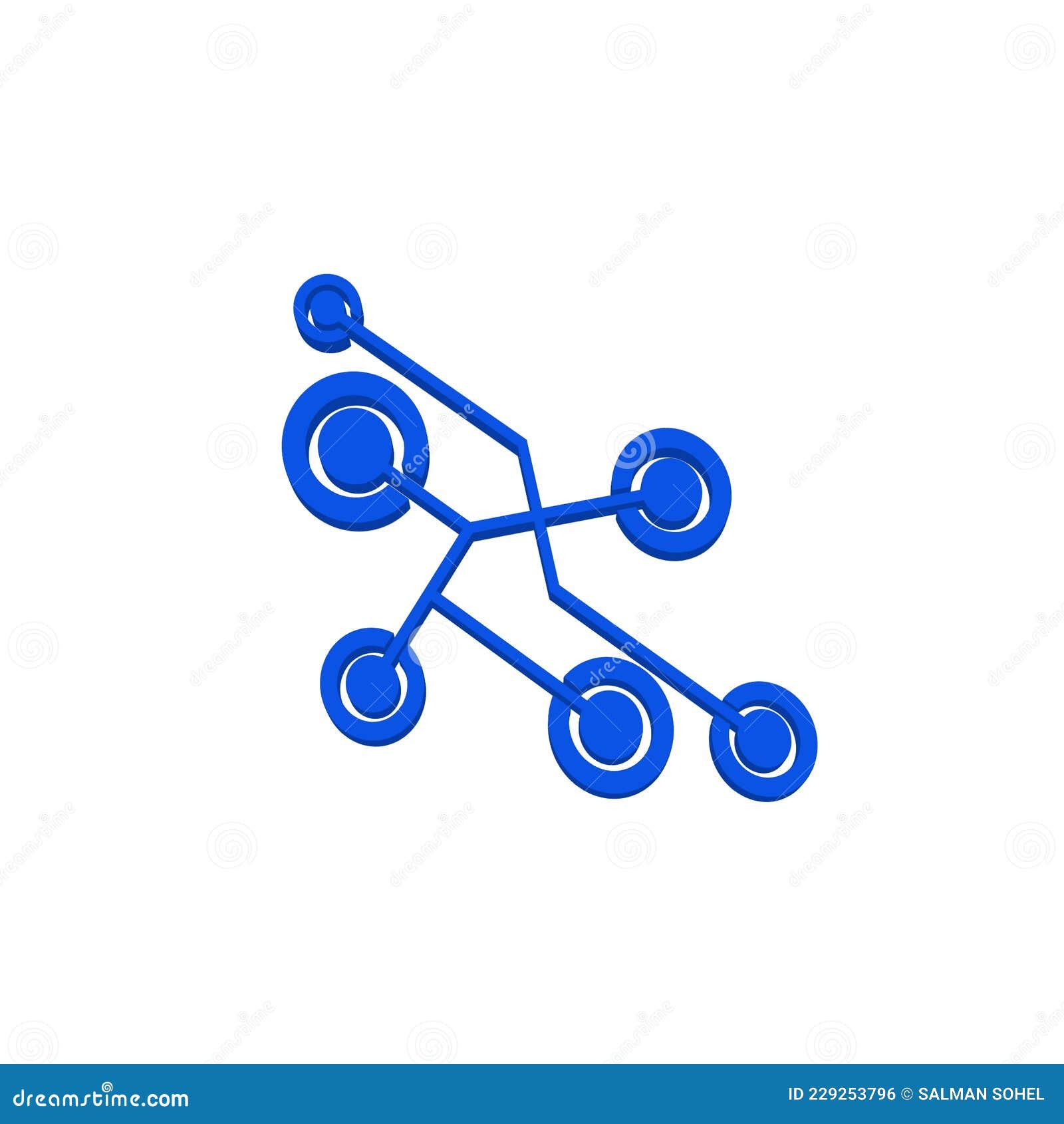 Abstract Run Sign Logo Symbol Stock Illustration - Illustration of logo ...