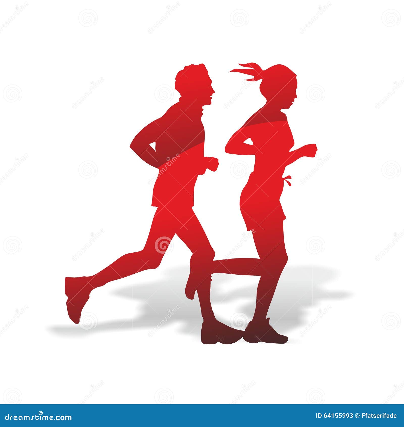 Abstract runner silhouette stock illustration. Illustration of metaphor ...