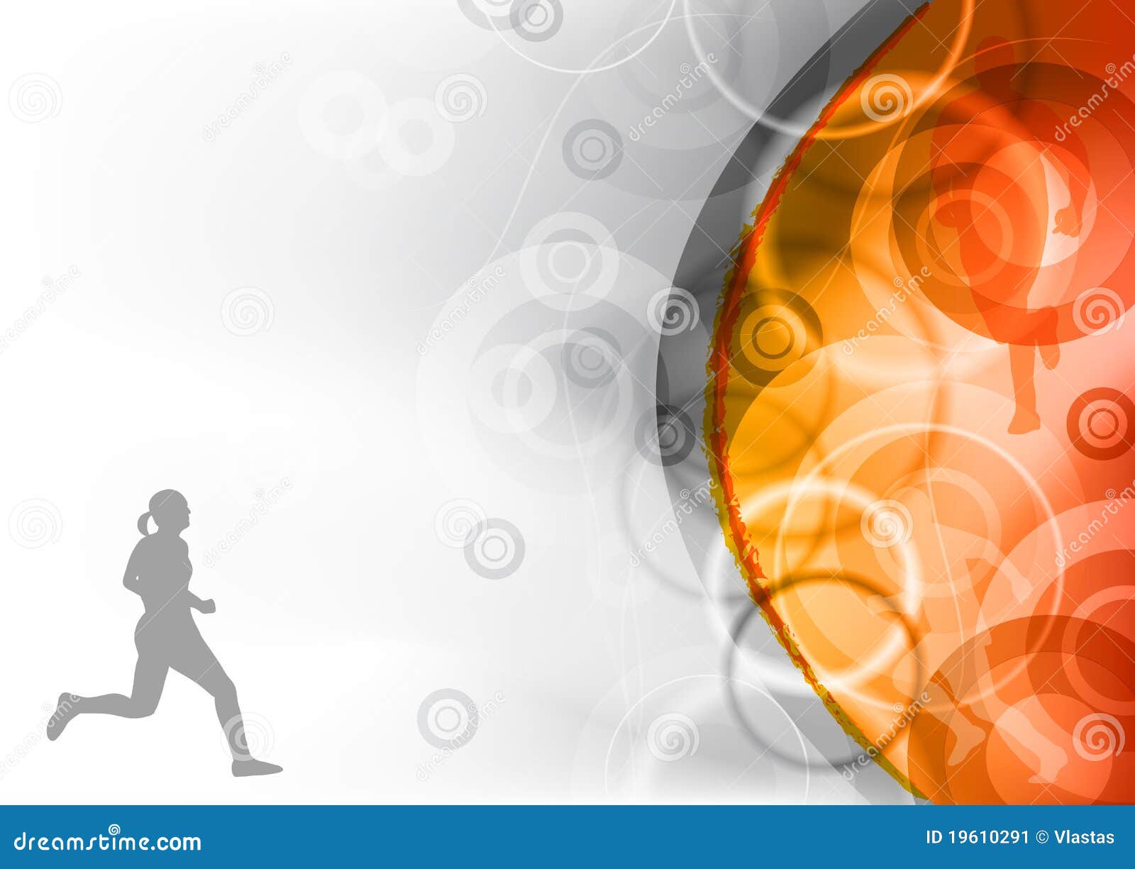 Abstract running stock vector. Illustration of motion - 19610291