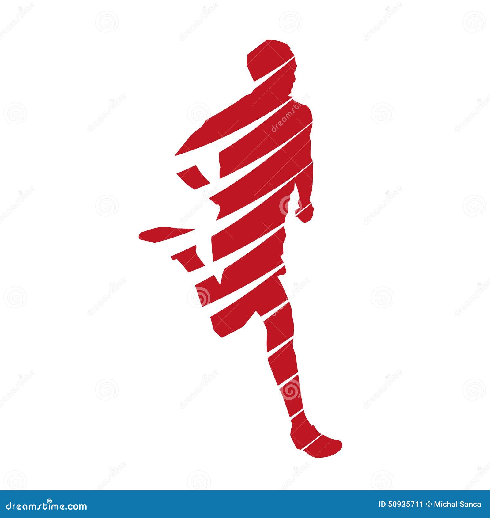 Abstract running athlete stock vector. Illustration of sport - 50935711