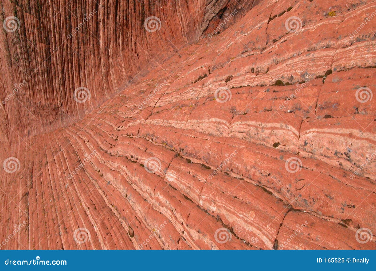 Abstract Running Red Rock Layers And Lines Picture. Image: 165525