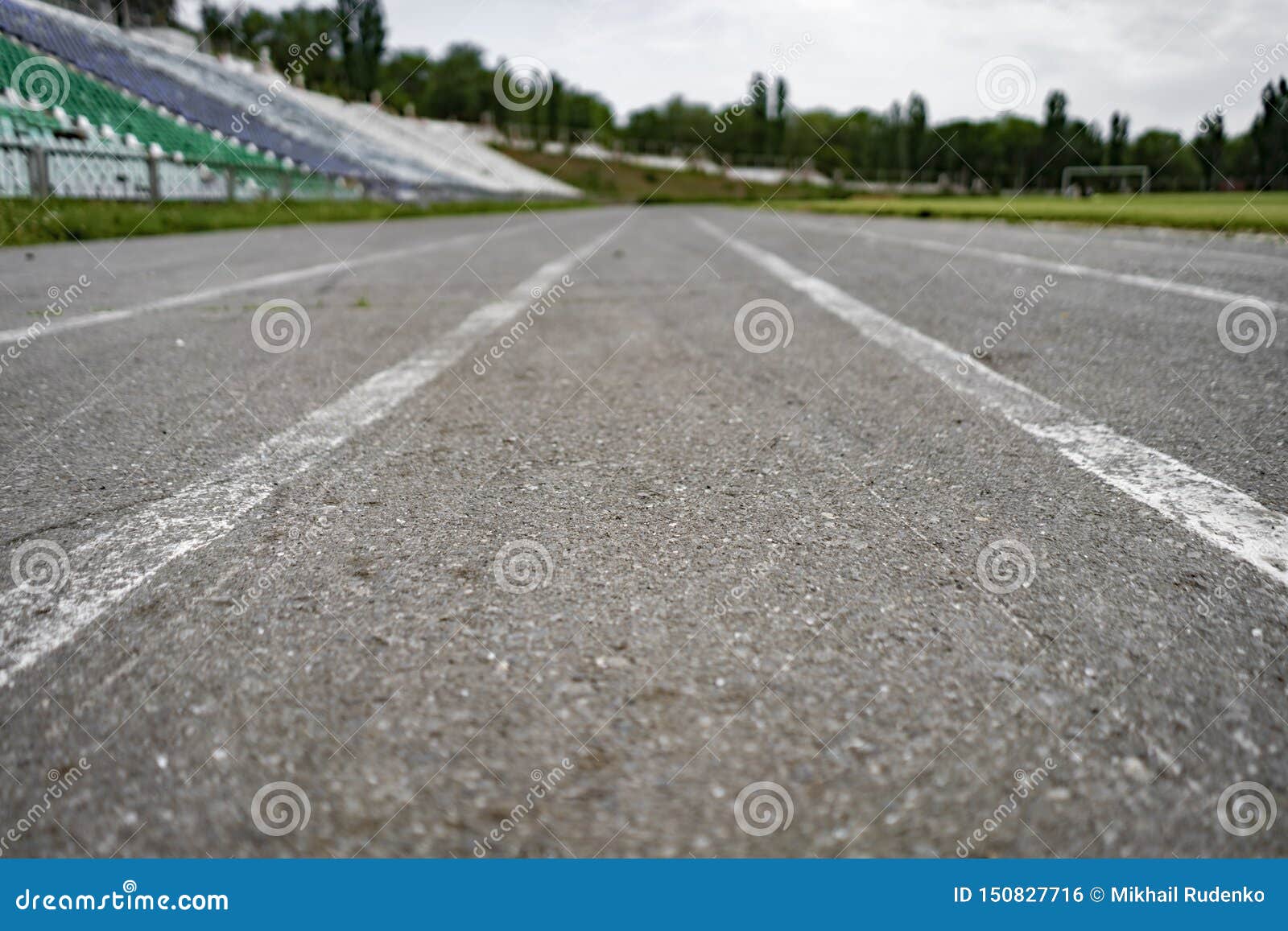 Abstract Running Track Asphalt at the Stadium Backgrounds Stock Photo ...